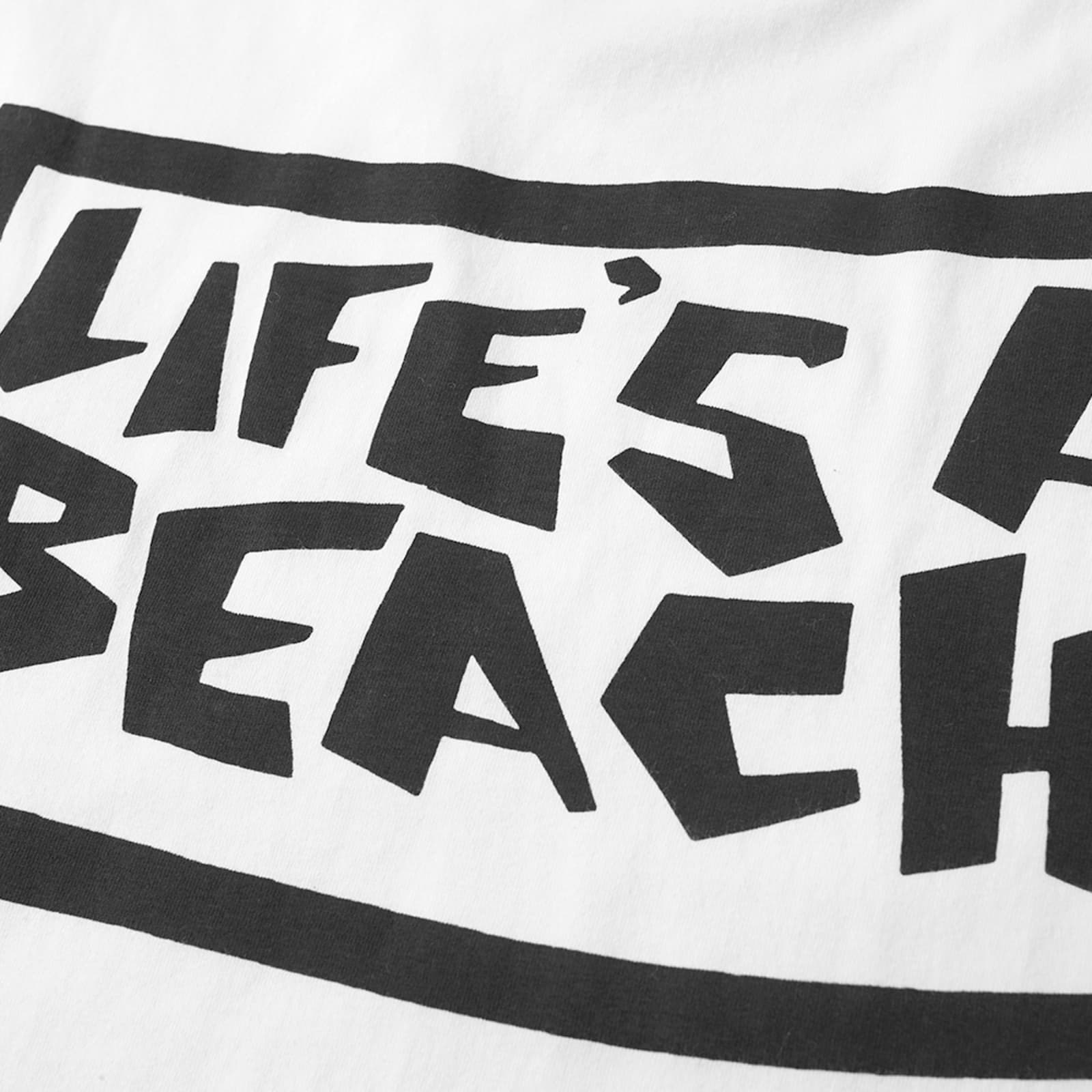 Life's a Beach LAB Logo Tee White | END. (US)