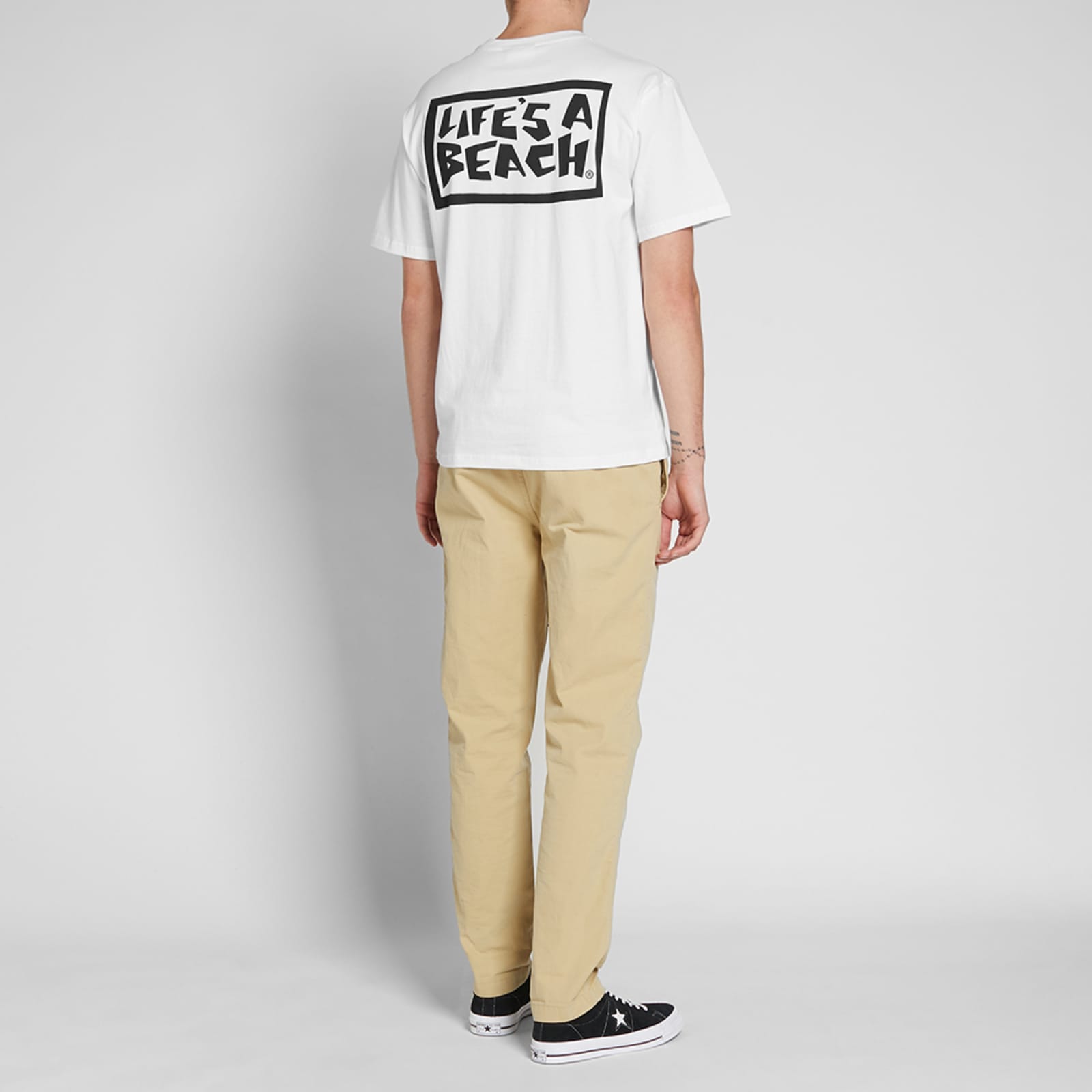 Life's a Beach LAB Logo Tee White | END. (US)