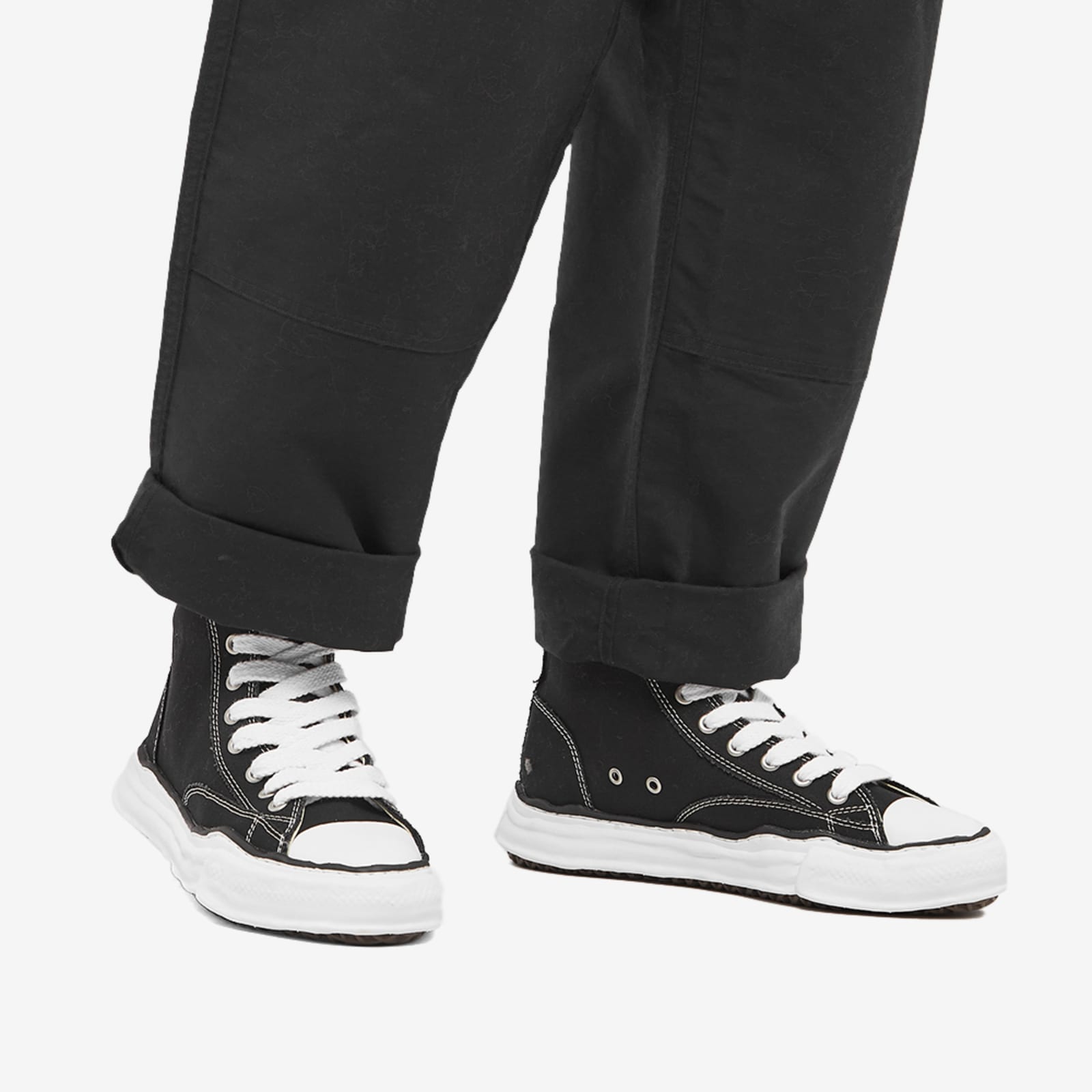 Maison MIHARA YASUHIRO Original Sole Canvas Hi Sneaker Black | END. (US)