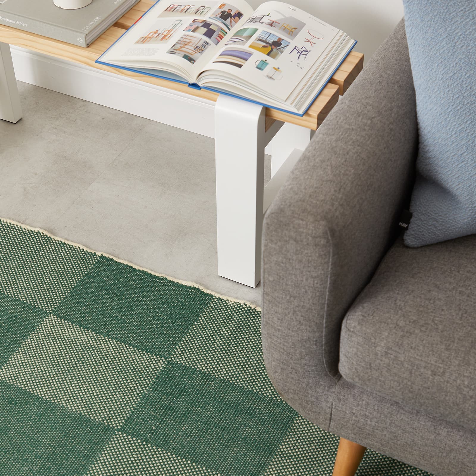 HAY Check Rug 170 x 240 Green | END. (AU)