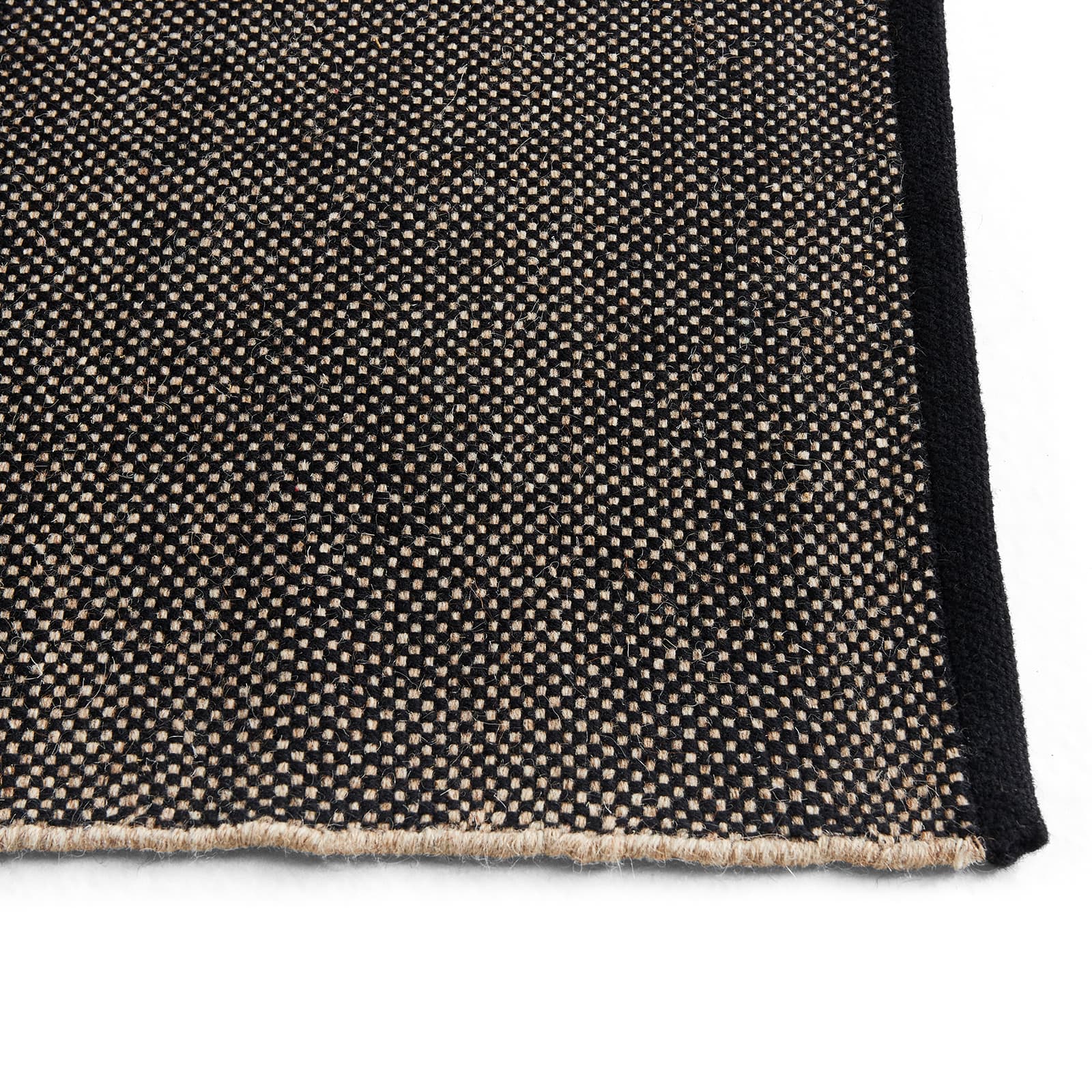 HAY Check Rug 170 x 240 Black | END. (GB)