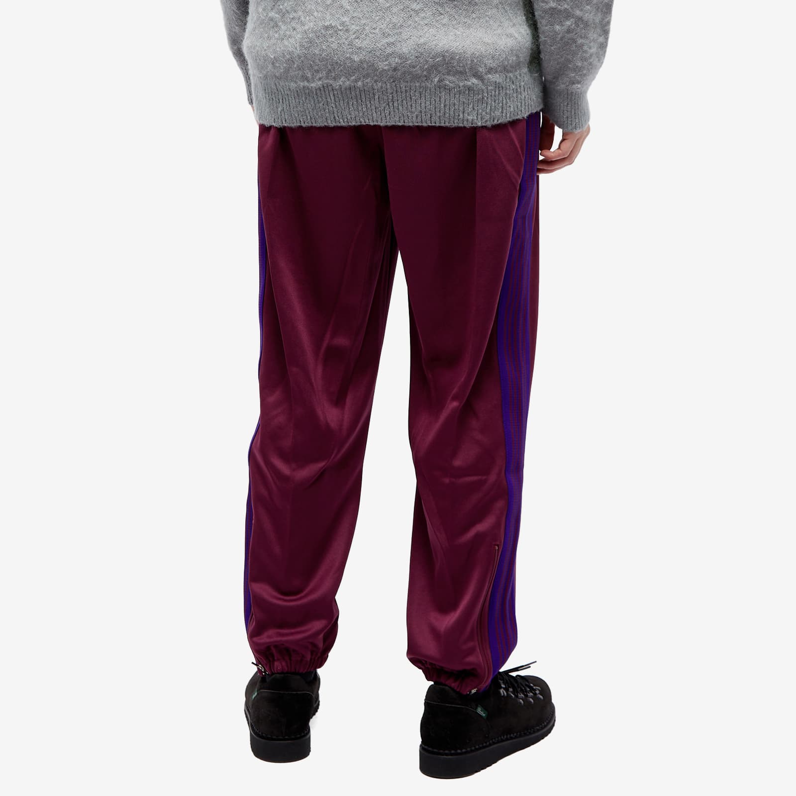 Needles Poly Smooth Zipped Track Pant Wine | END. (GB)