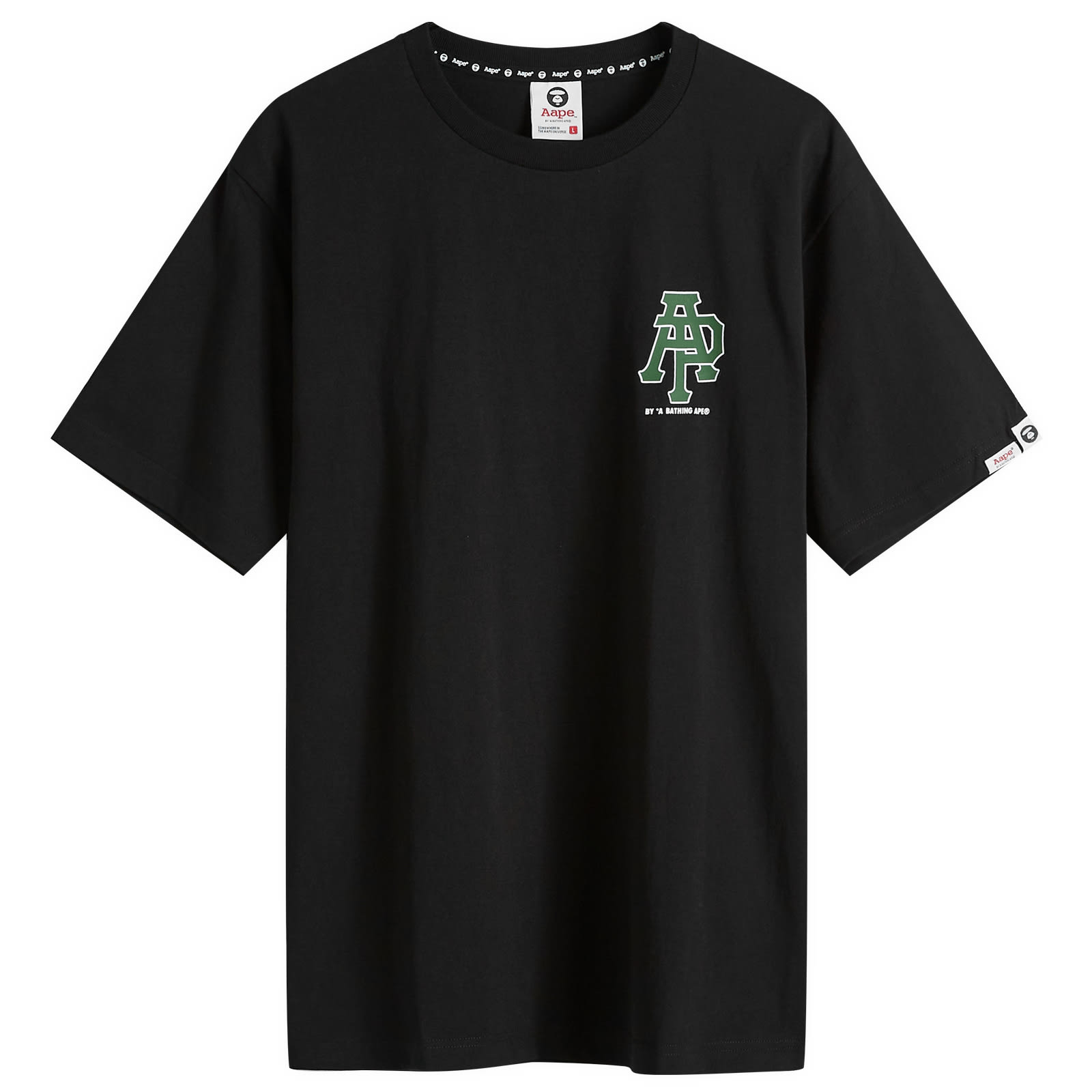 AAPE AP Logo T-Shirt Black | END. (GB)