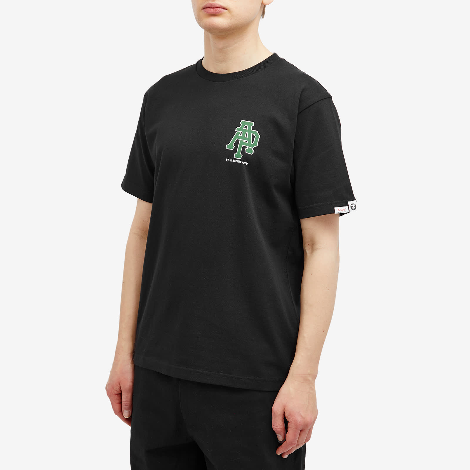 AAPE AP Logo T-Shirt Black | END. (GB)