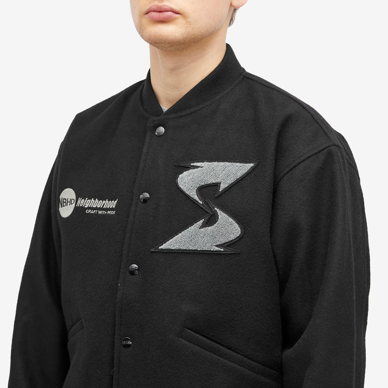 Neighborhood x Subware Stadium Jacket Black | END. (CA)