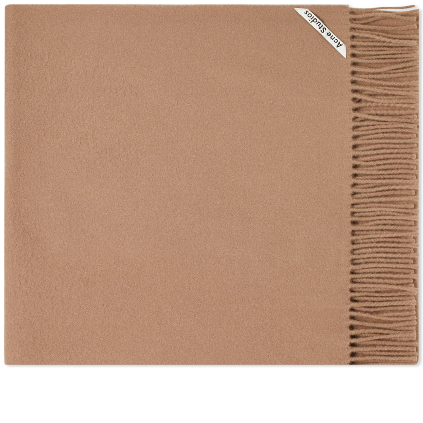 Acne Studios Canada New Scarf Caramel Brown | END.