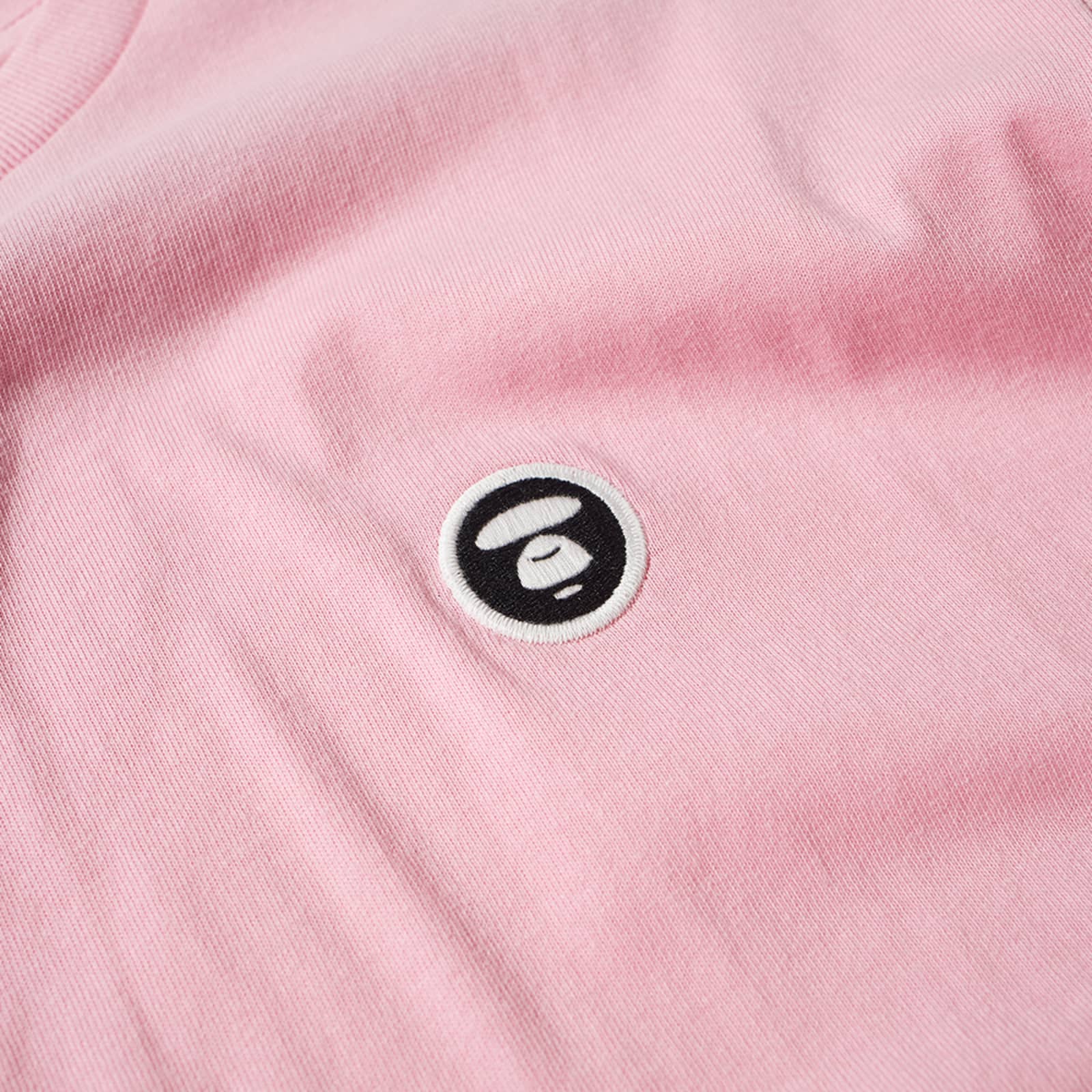 AAPE Long Sleeve AAPE Now T-Shirt Pink | END. (GB)