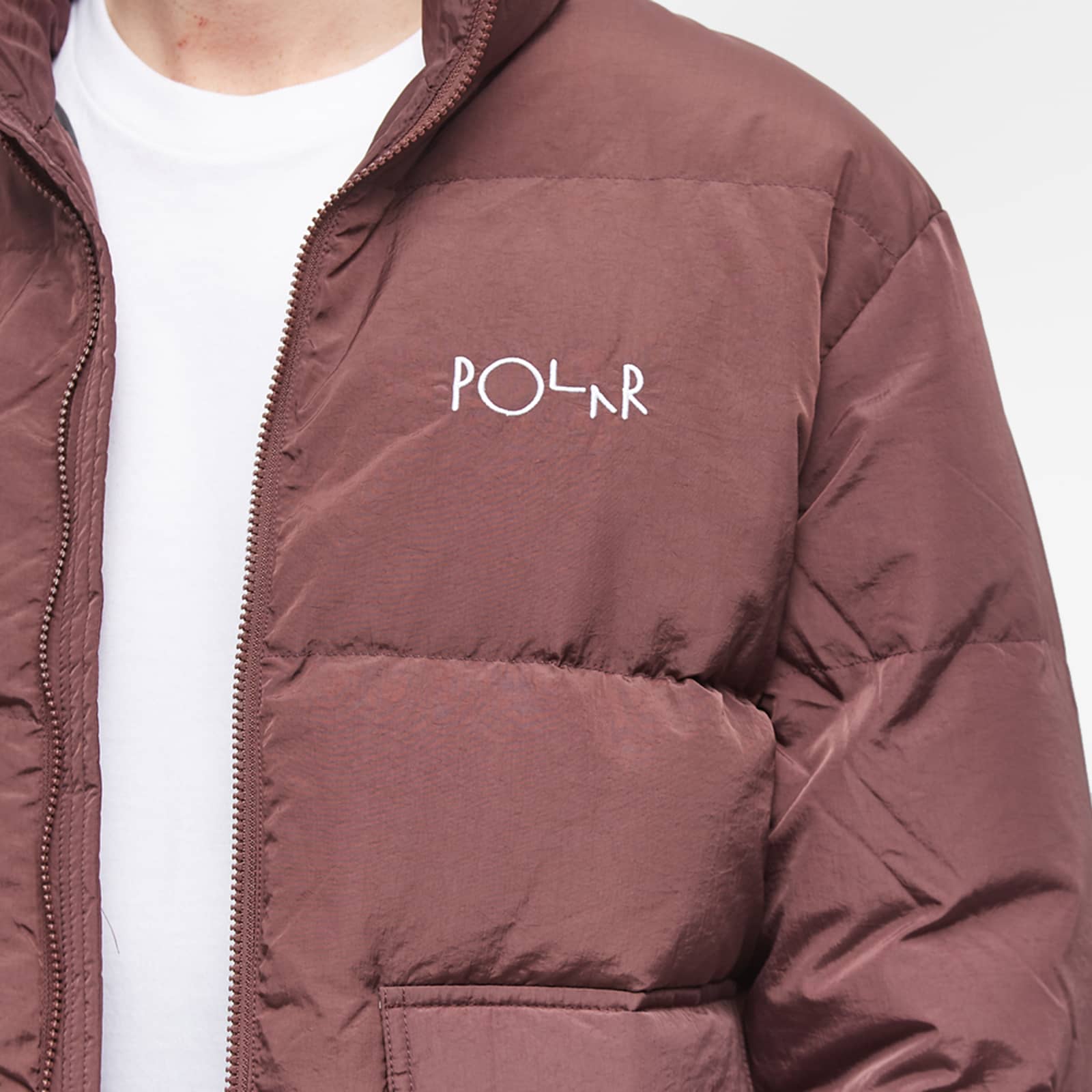 Polar Skate Co. Pocket Puffer Jacket Bordeaux | END. (HK)
