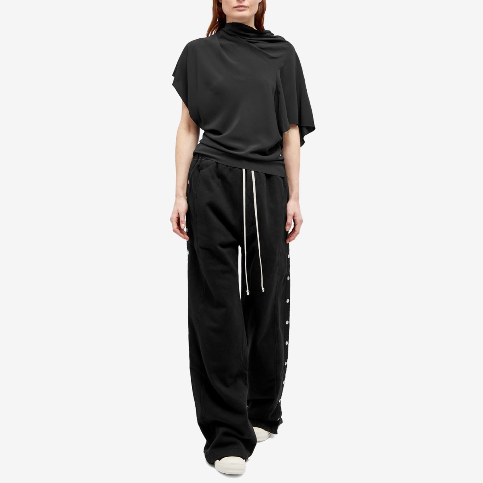 Rick Owens DRKSHDW Wide Leg Pusher Pants Black | END. (GB)
