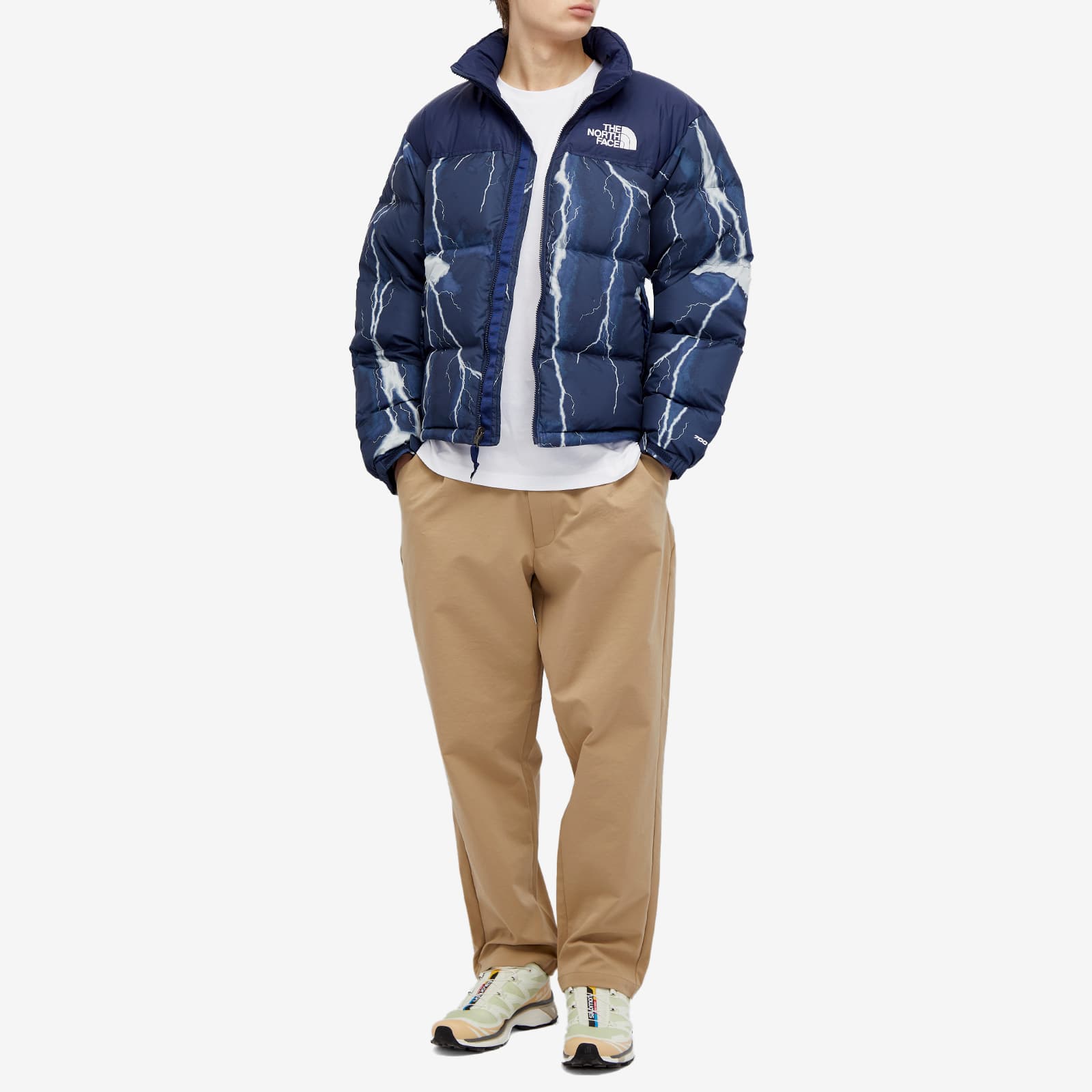 The North Face 1996 Retro Nuptse Jacket Summit Navy & Tnf Lightning ...