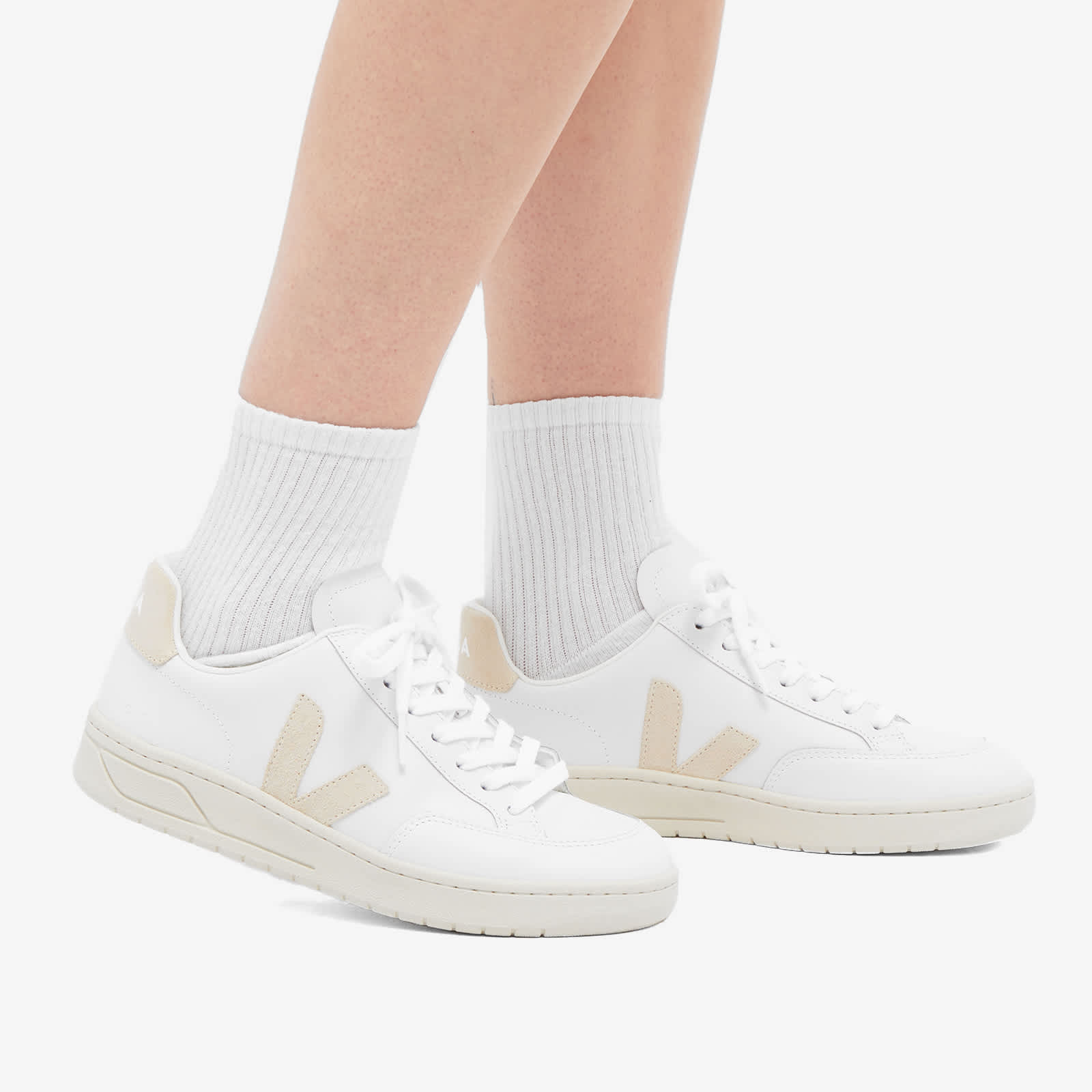 Veja Womens V-12 Sneaker White & Sable | END. (US)