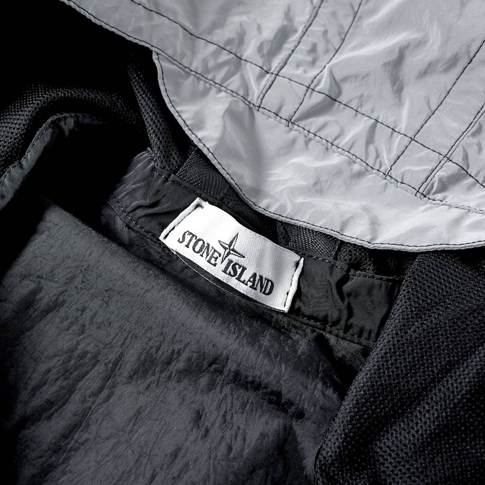 Stone Island Reflective Mussola Gommata Jacket Black | END. (GB)
