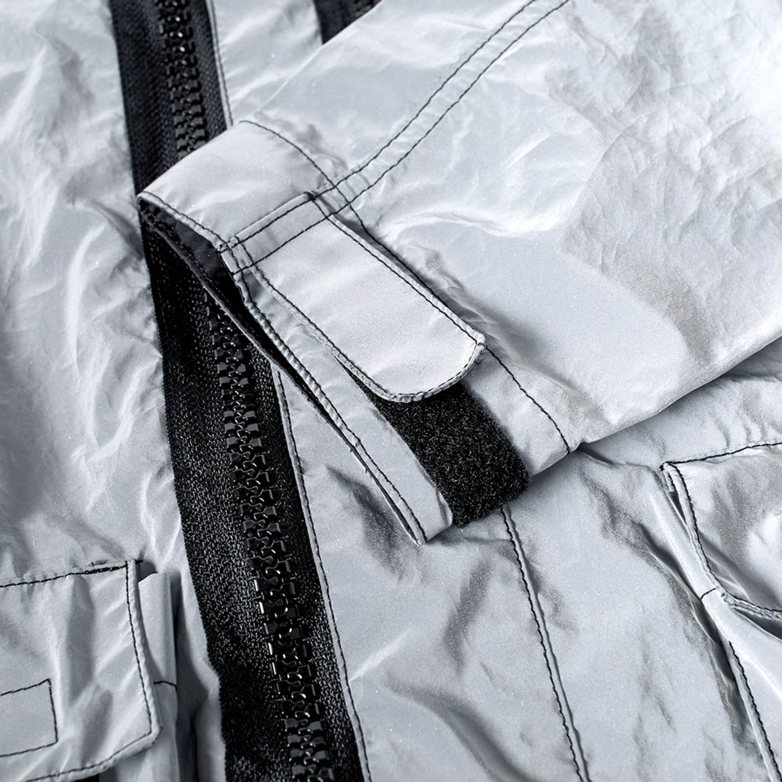 Stone Island Reflective Mussola Gommata Jacket Black | END. (GB)