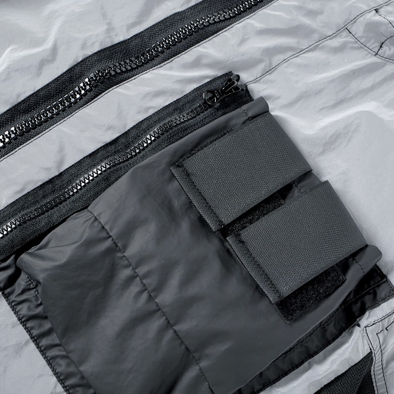 Stone Island Reflective Mussola Gommata Jacket Black | END. (GB)