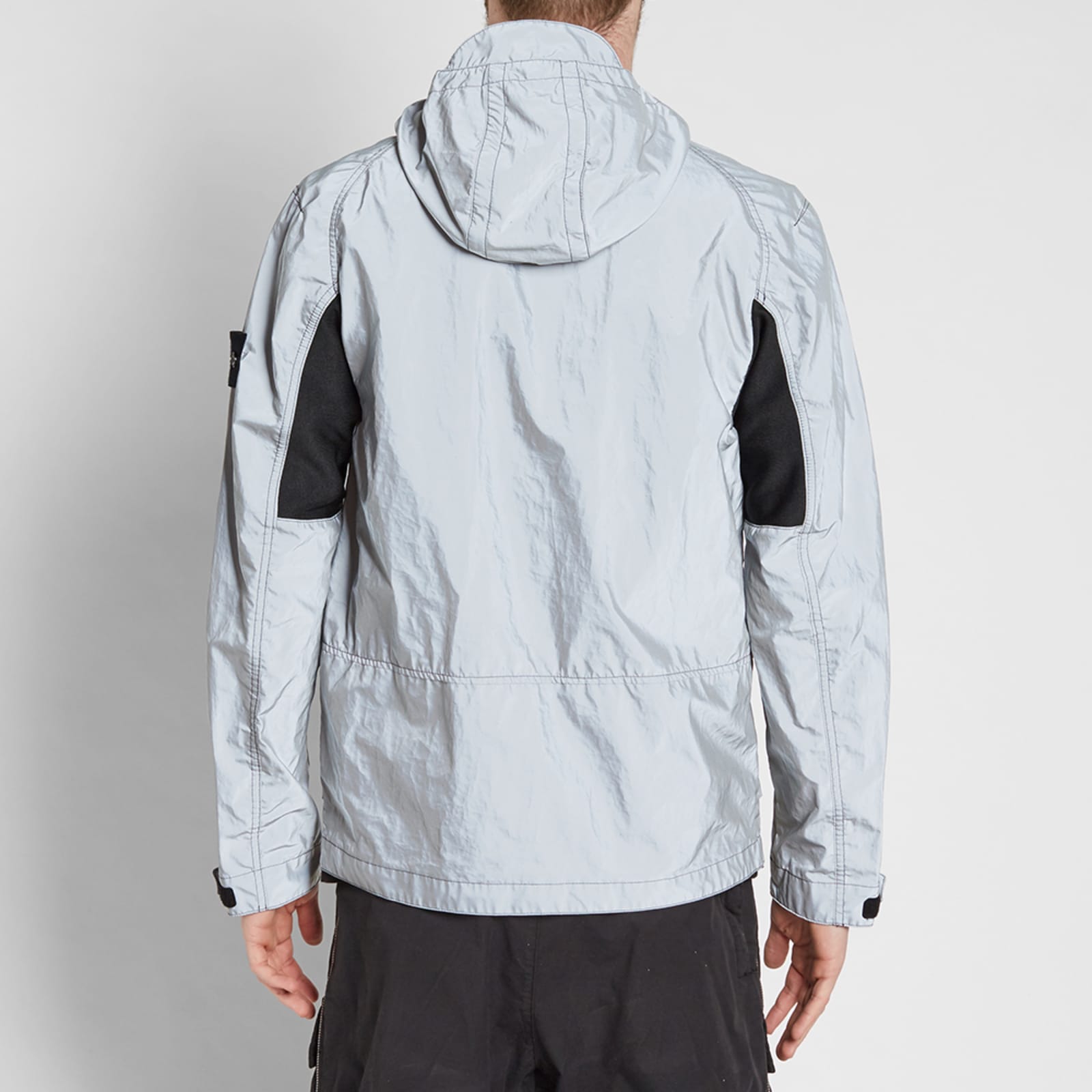 Stone Island Reflective Mussola Gommata Jacket Black | END. (GB)