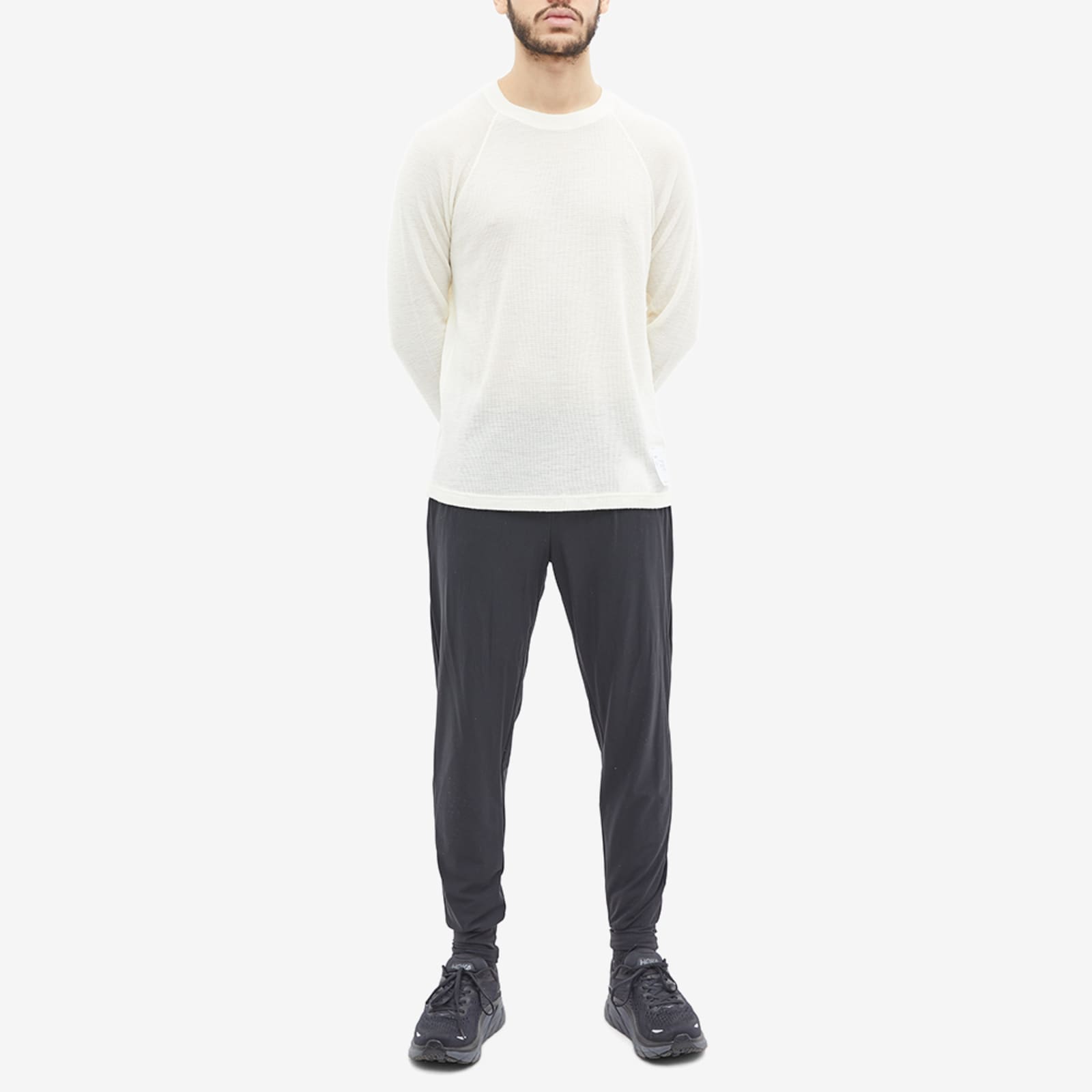 Satisfy Cloud Merino Waffle Base Layer Silver Birch | END. (US)