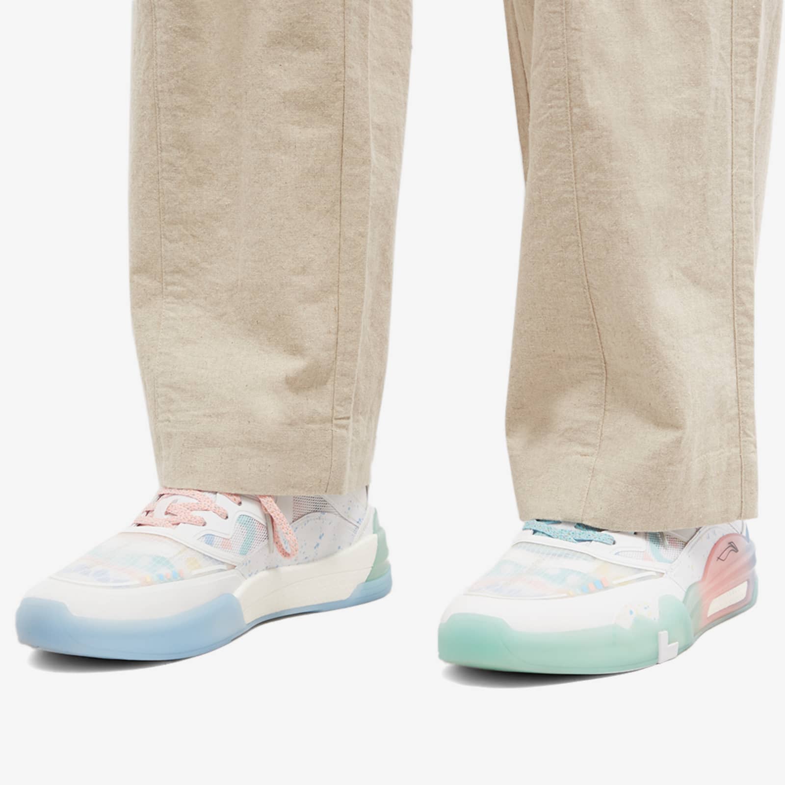 Li-Ning x Erik Ellington Sneaker White, Blue & Pink | END. (HK)