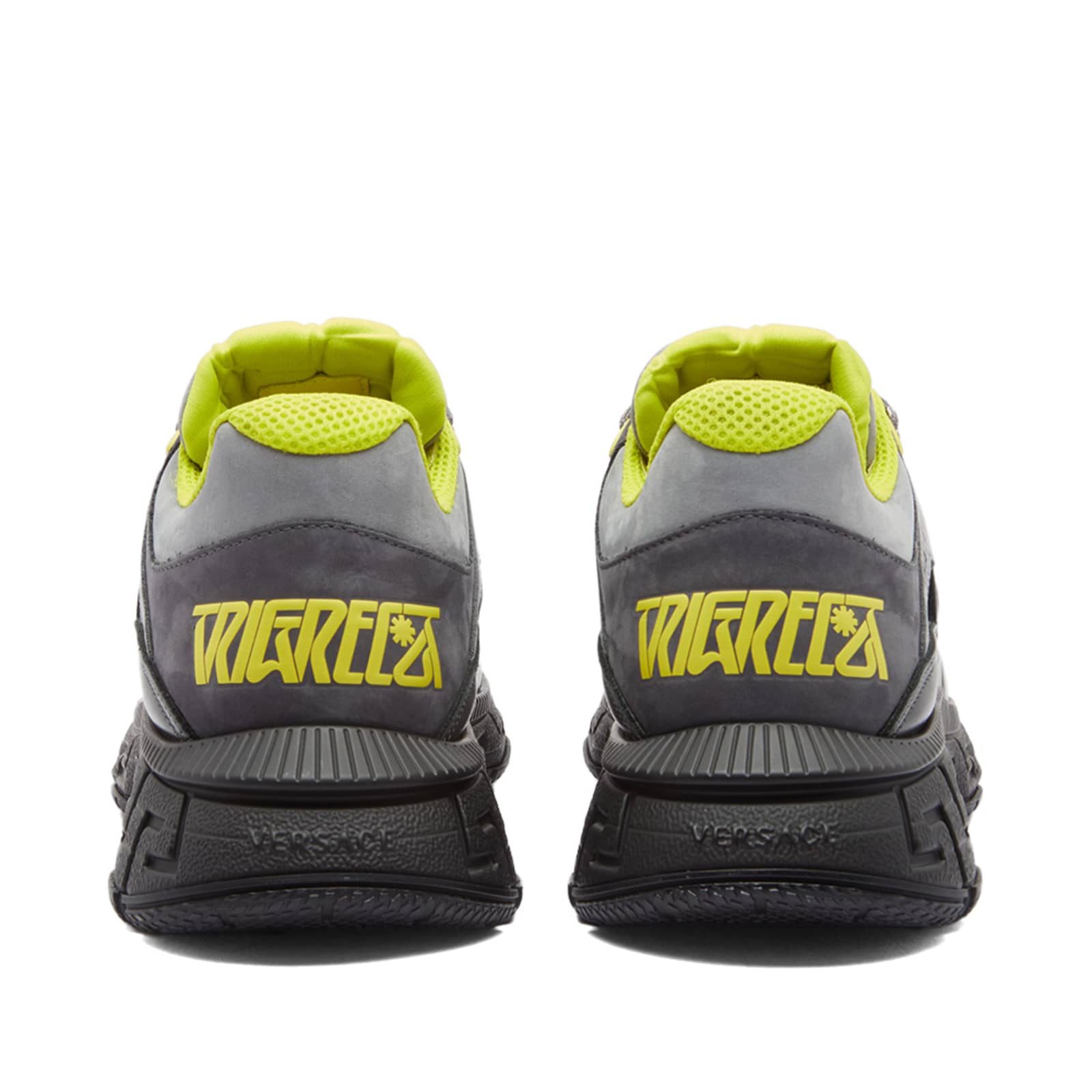 Versace Trigreca Sneaker Grey & Yellow | END.