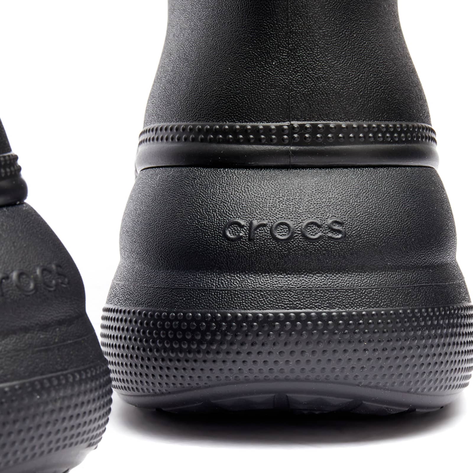 Crocs Classic Crush Rain Boot Black | END. (US)