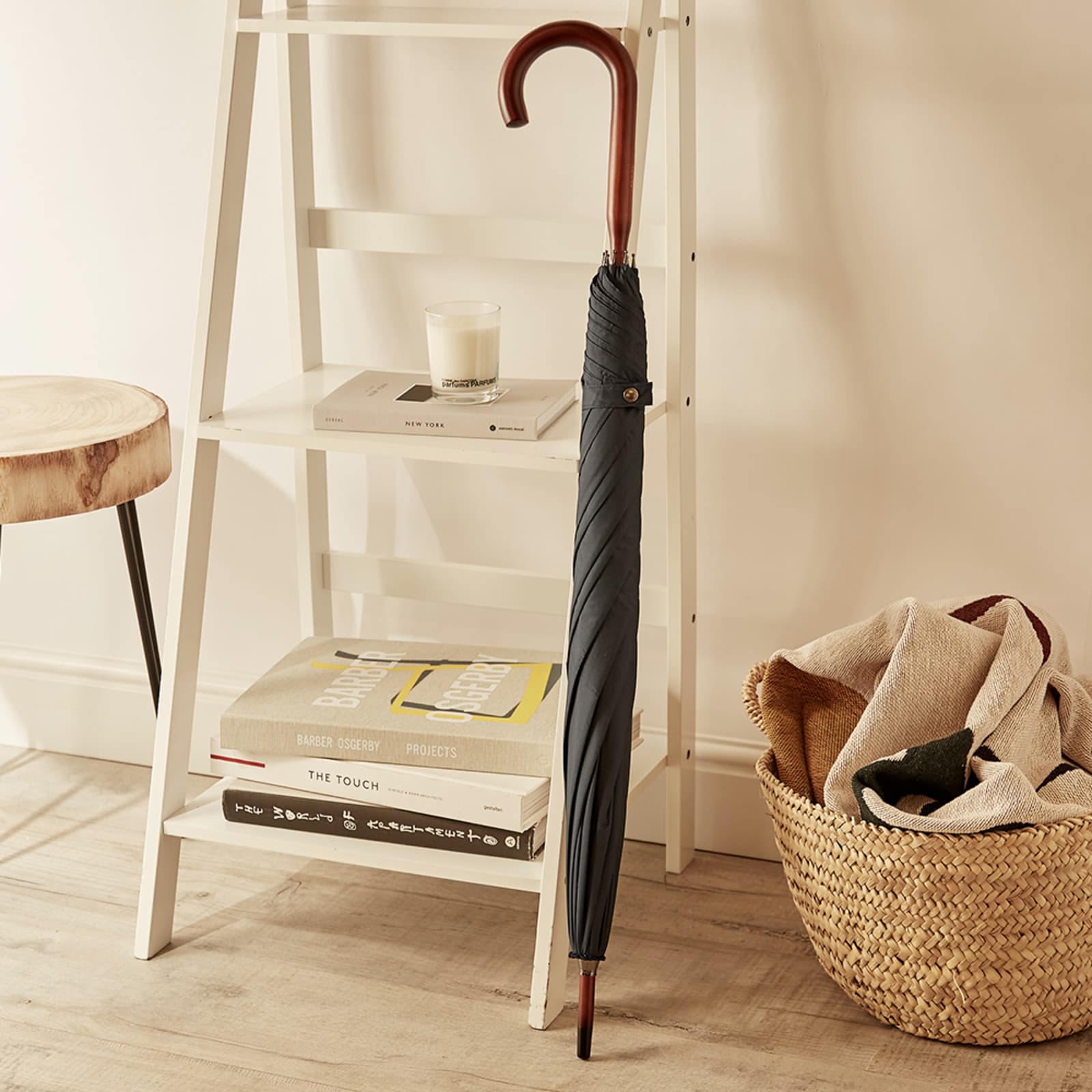 London Undercover Classic Double Layer Umbrella Navy & Oxford | END. (UK)