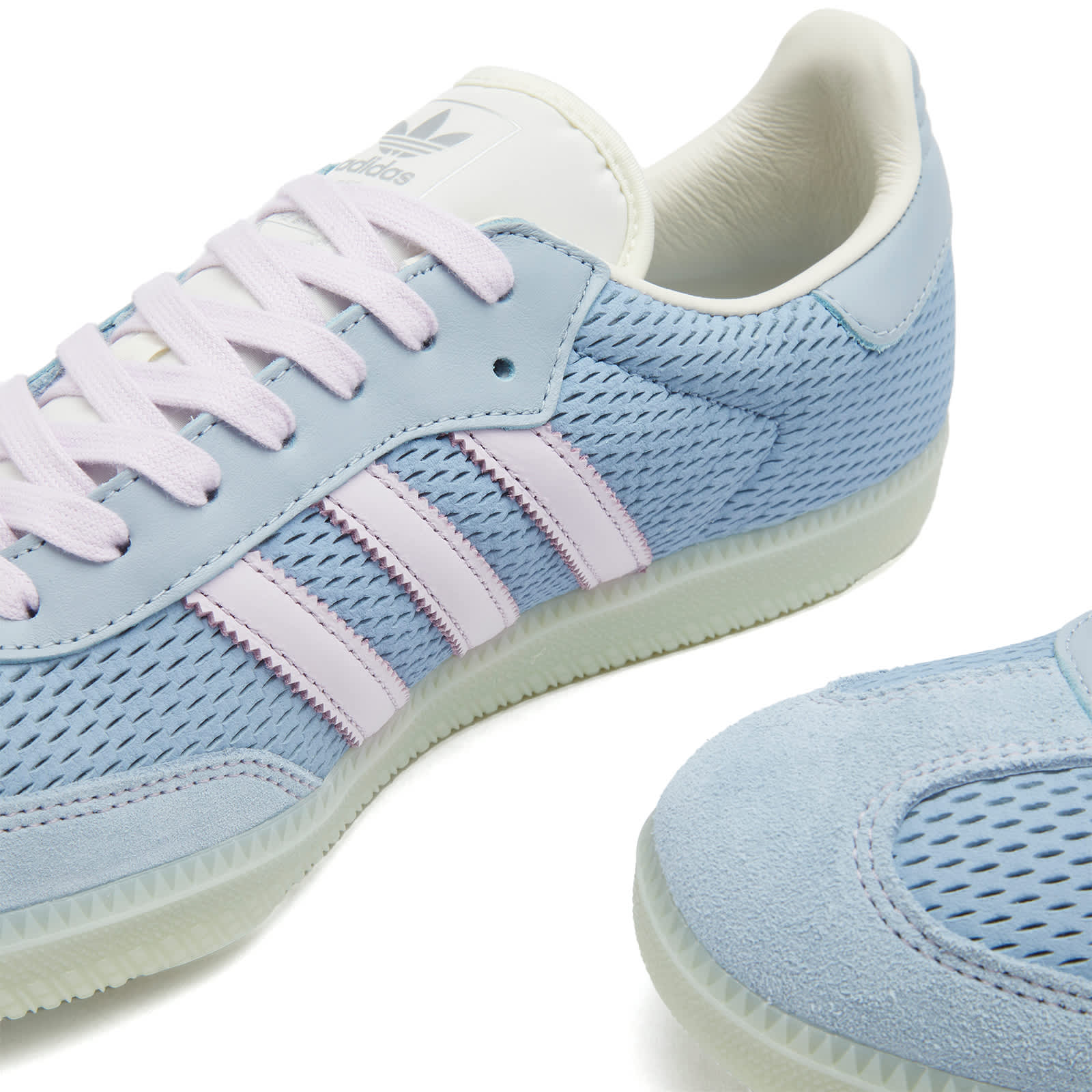 Adidas Samba OG Sneaker Blue, Ice Lavender & Off White | END. (US)