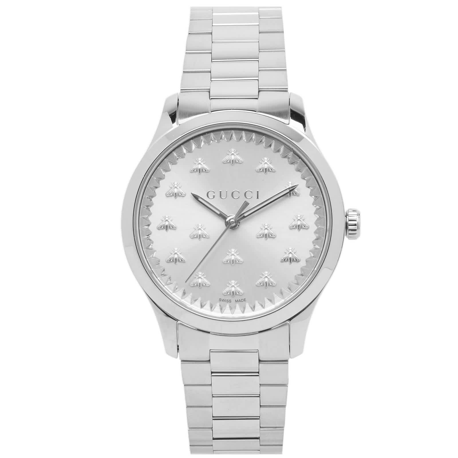 Gucci G-Timeless Watch Silver 32Mm | END. (GB)