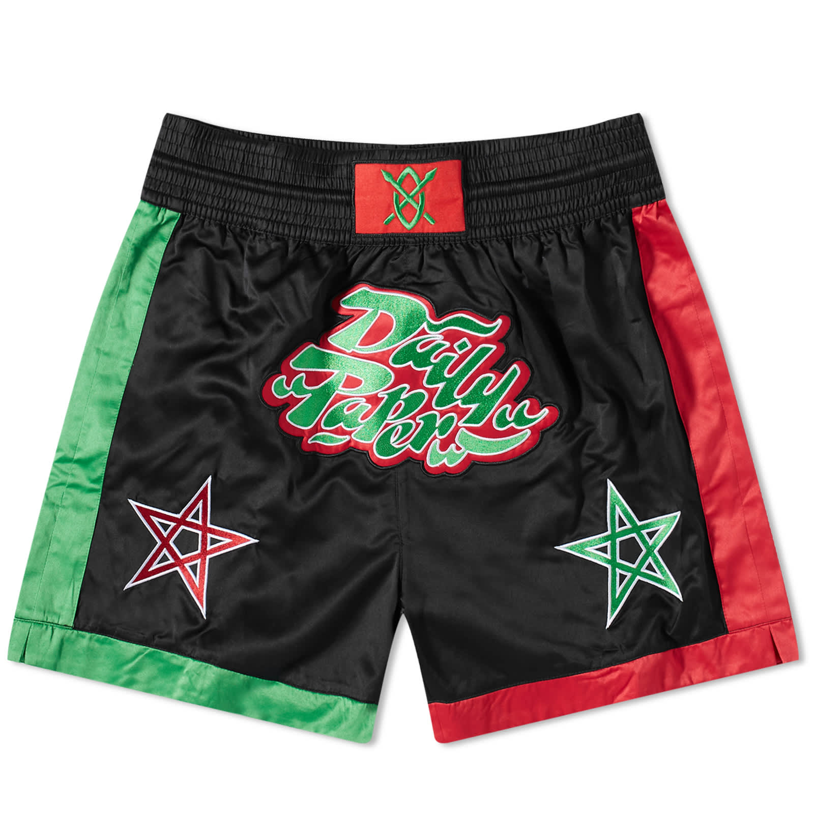Daily Paper Paithon Shorts Black & Samba Red | END. (KR)