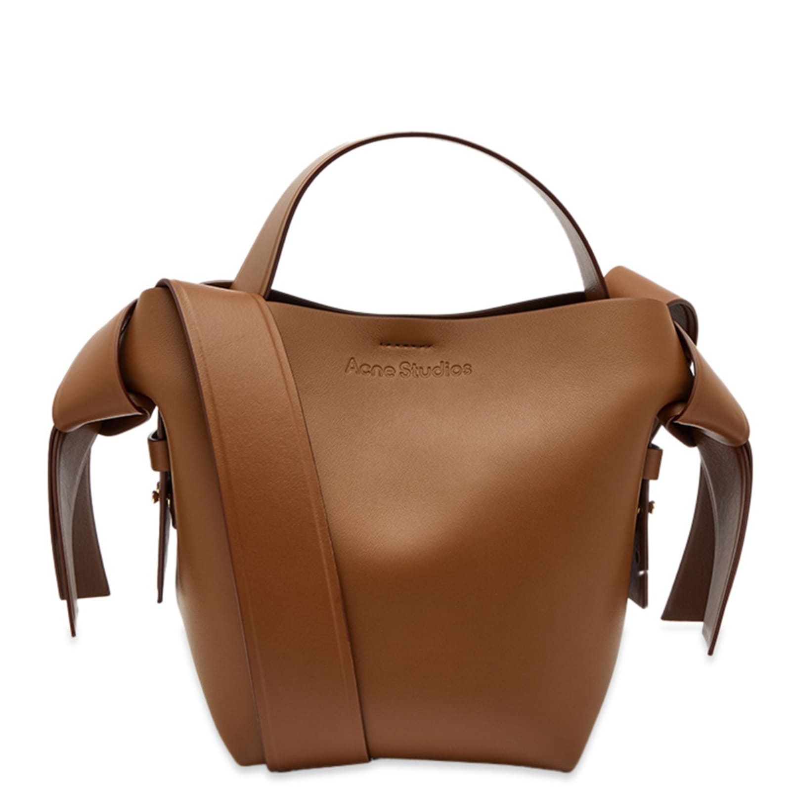 Acne Studios Musubi Mini Bag Camel Brown | END. (US)