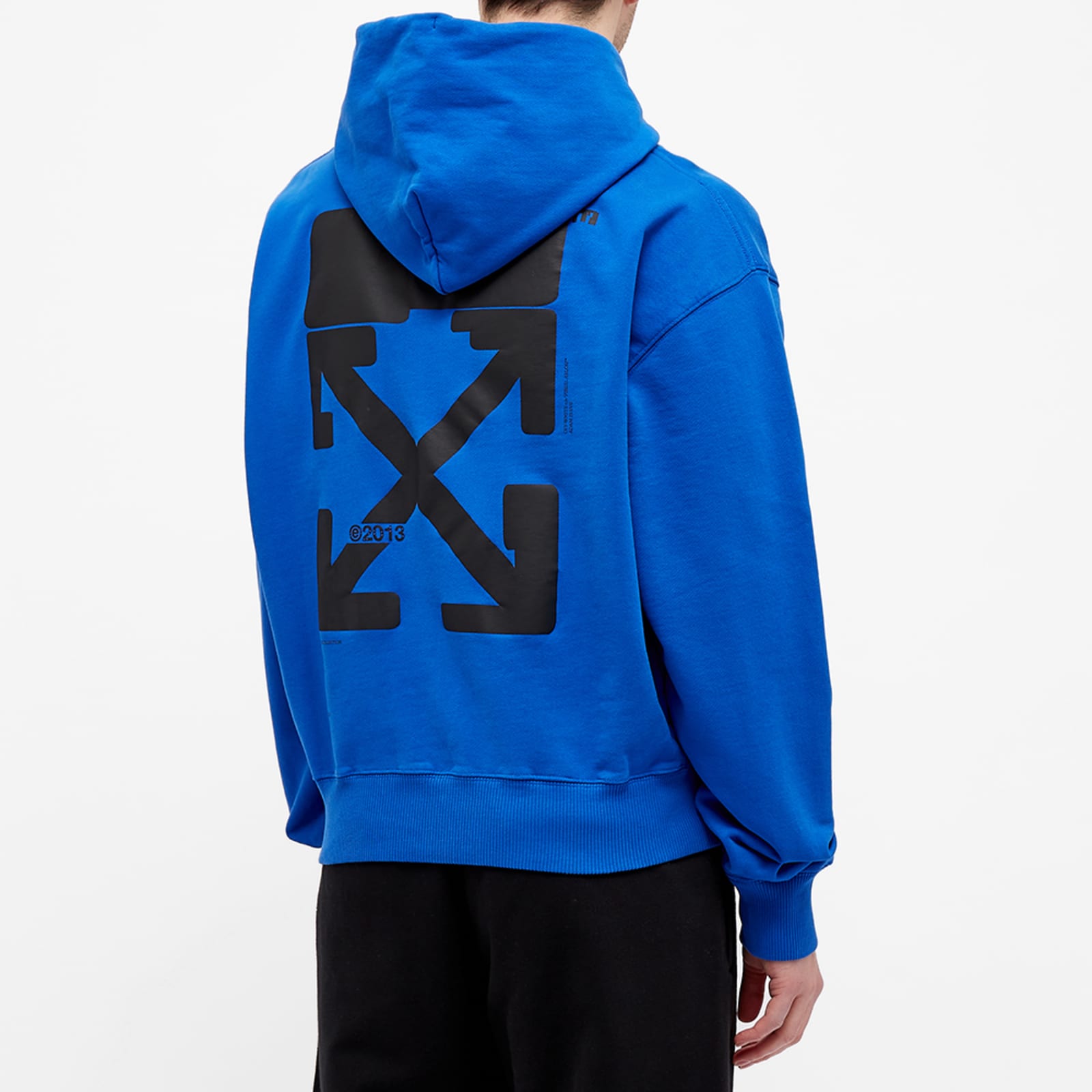 Off-White Tech Marker Over Hoodie Blue & Black | END. (GB)
