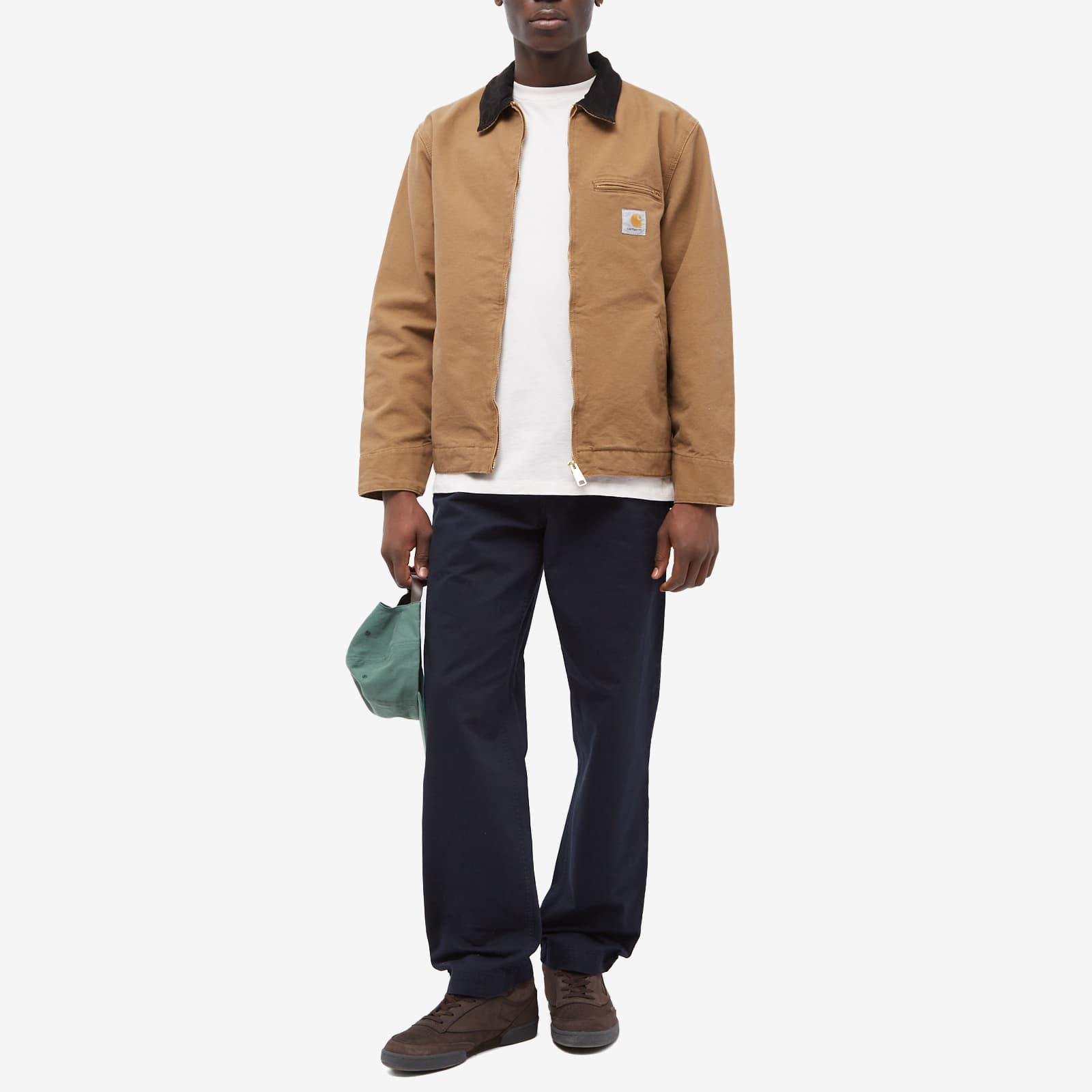 Carhartt WIP Detroit Jacket Hamilton Brown & Black | END. (KR)