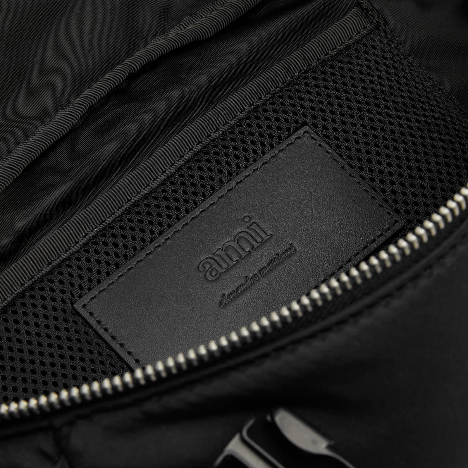 AMI Paris Tonal Stud Heart Waist Pack Black | END. (US)