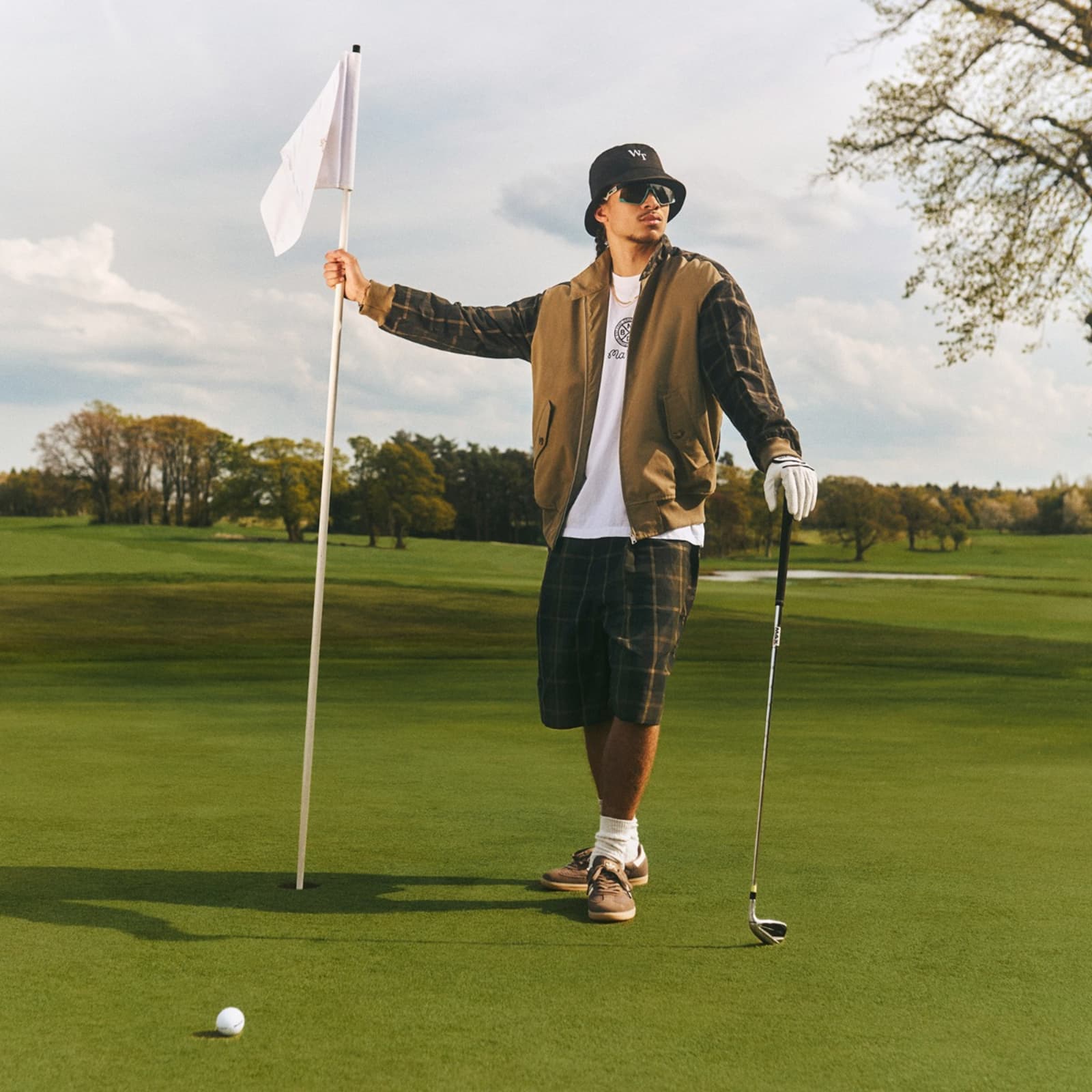 adidas Samba OG Sneaker Earth Strata, White & Beige | END. (US)