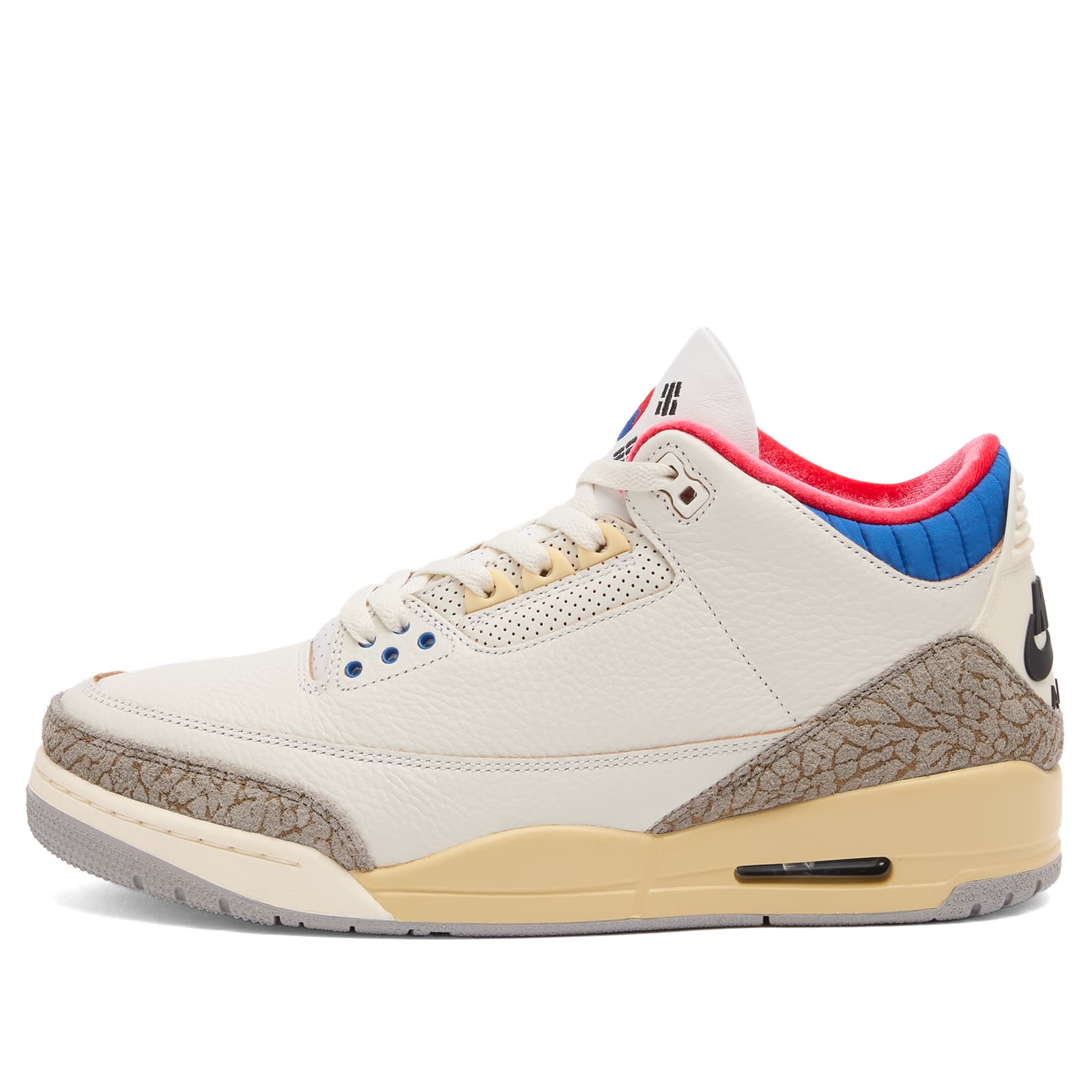 Air Jordan 3 Retro OG 'Seoul' Sneaker White, Black, Sport Royal ...