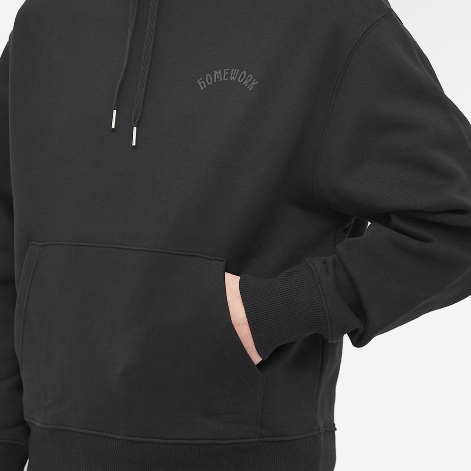 Homework Core Logo Hoodie Black | END. (KR)