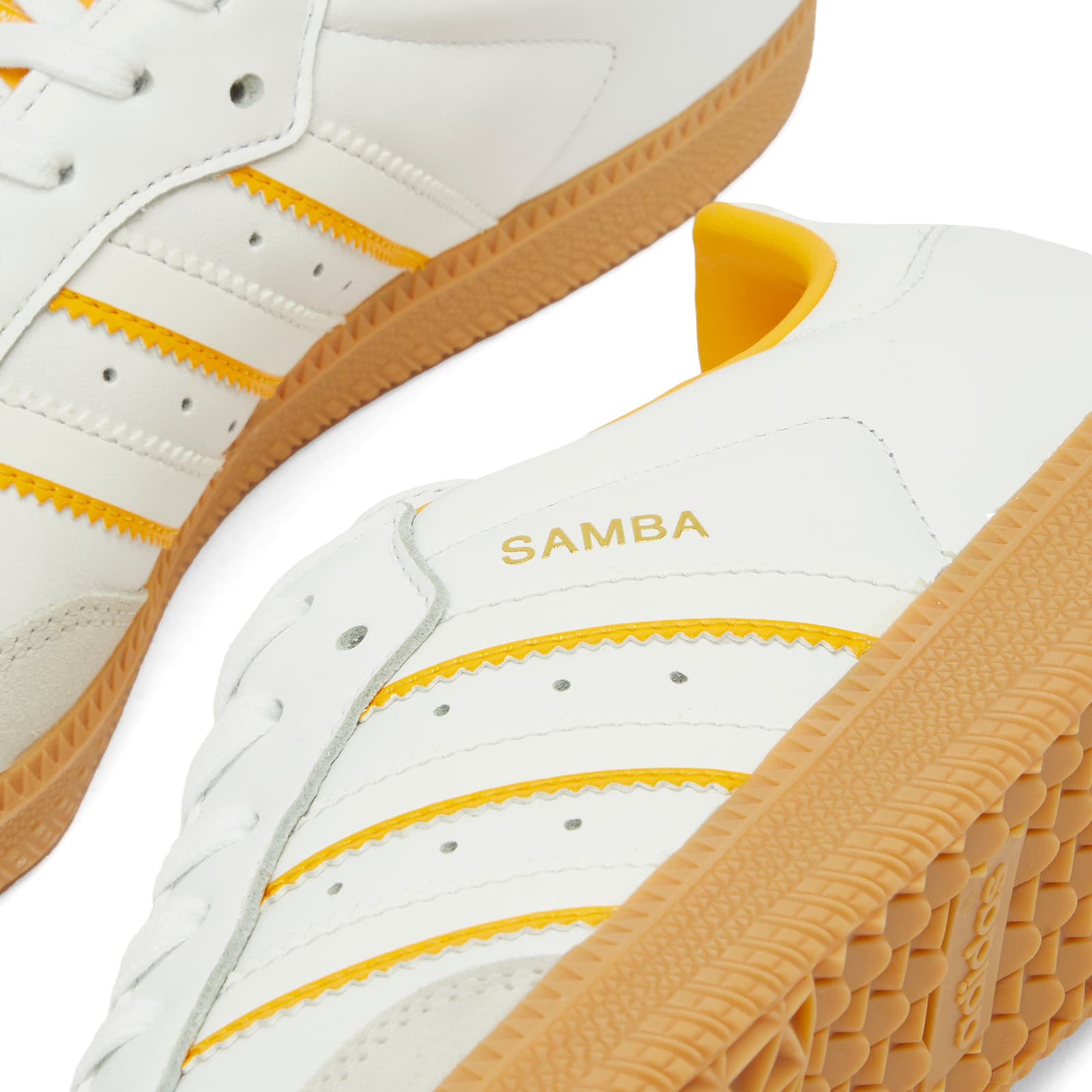 Adidas Samba OG White, Crystal White & Crew Yellow | END. (HK)