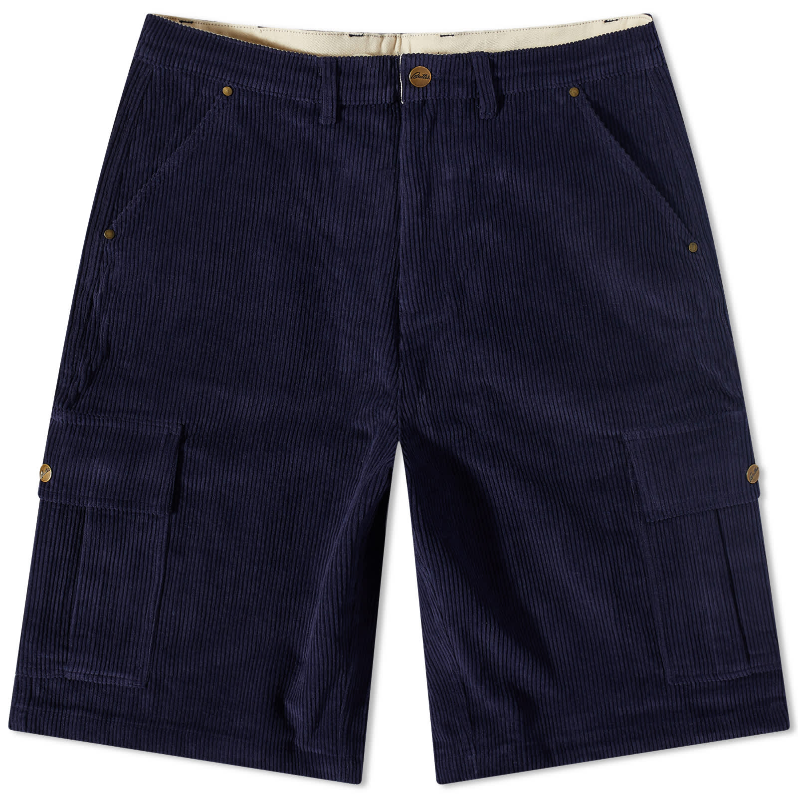 Butter Goods Corduroy Cargo Short Navy | END. (US)