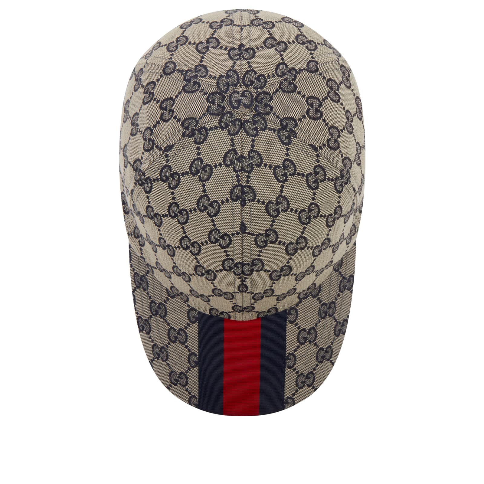 Gucci GG Jacquard Web Baseball Cap Beige & Blue | END. (US)