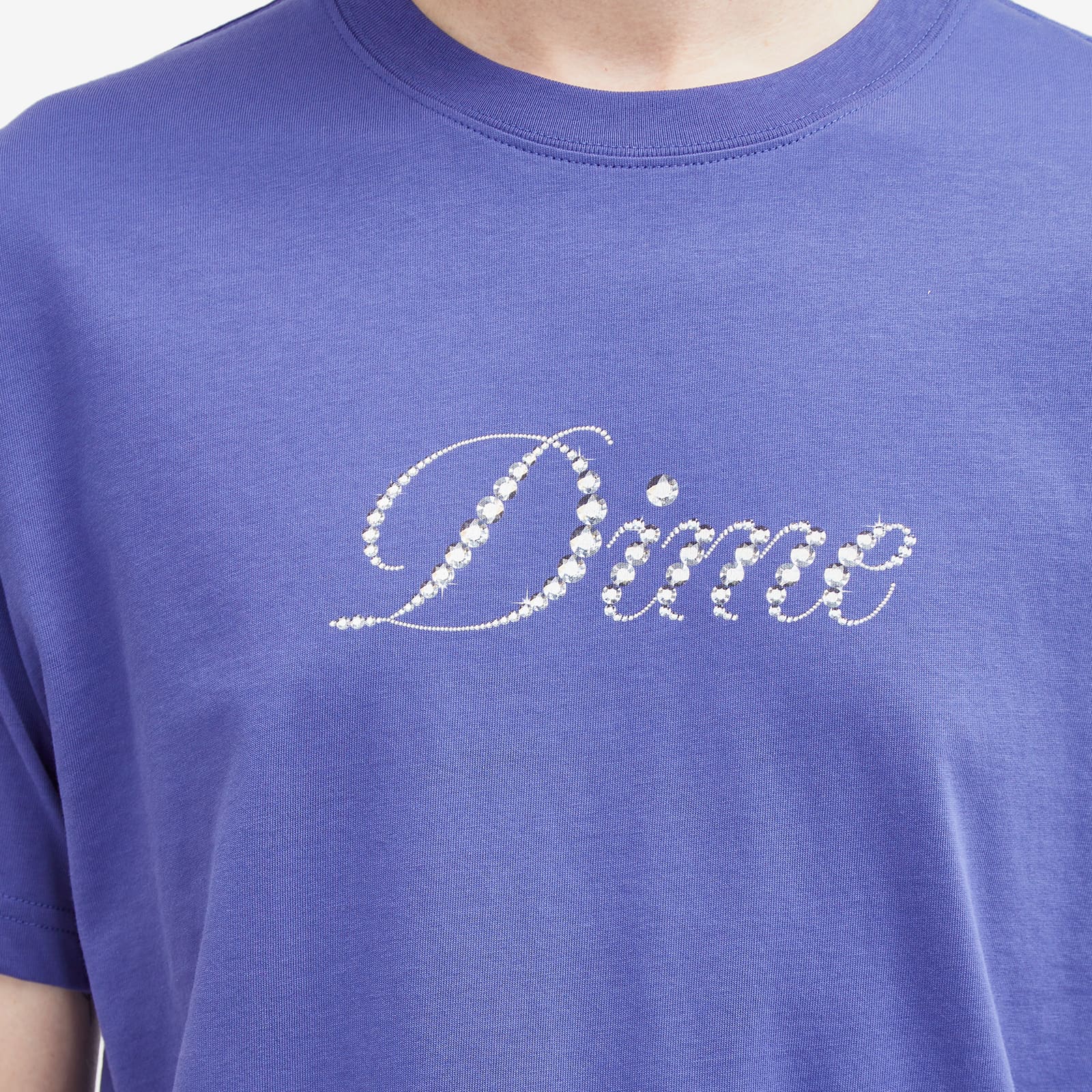 Dime Icy Cursive T-Shirt Indigo | END. (US)