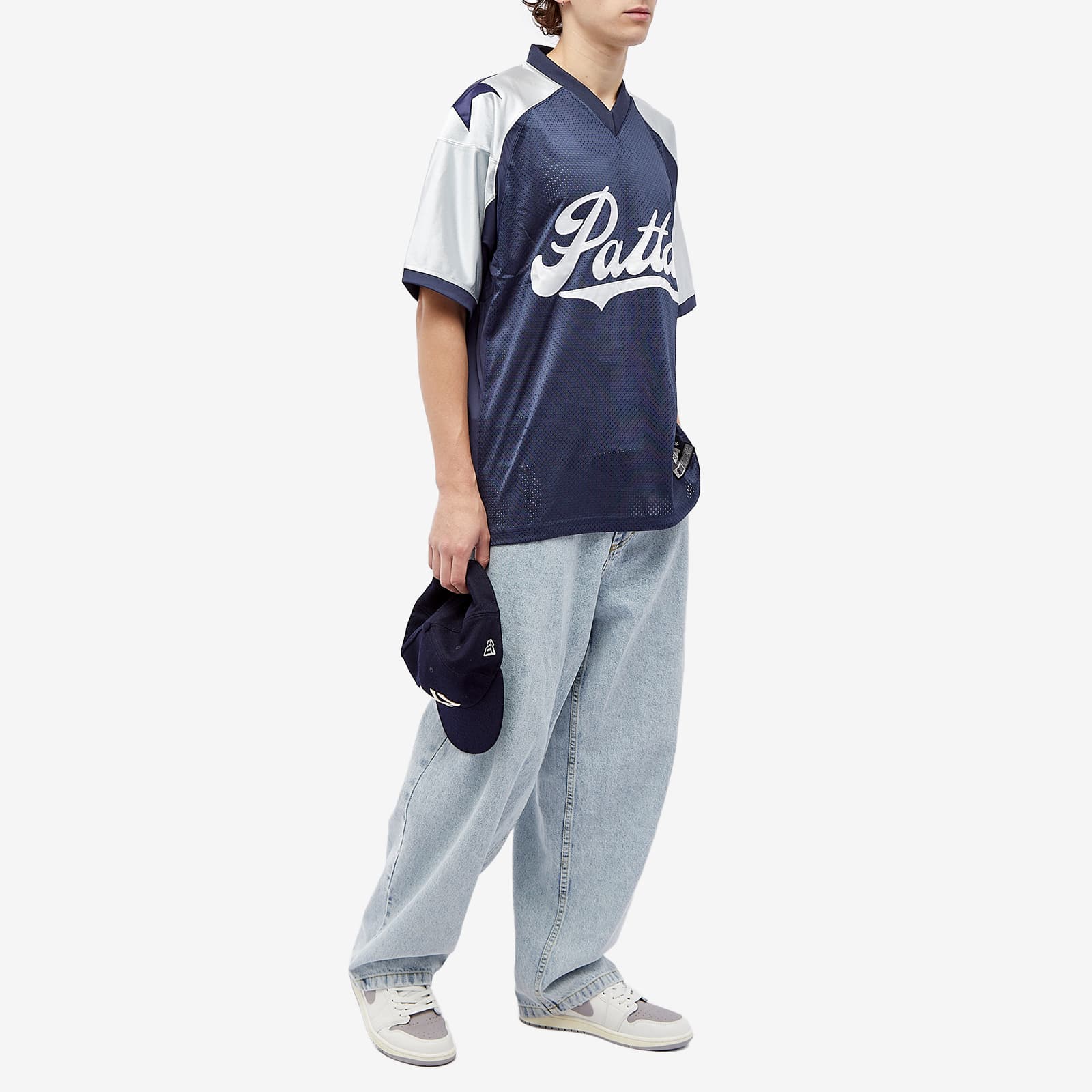 Patta Respect Football Jersey Blue Nights & Pearl Blue | END. (US)