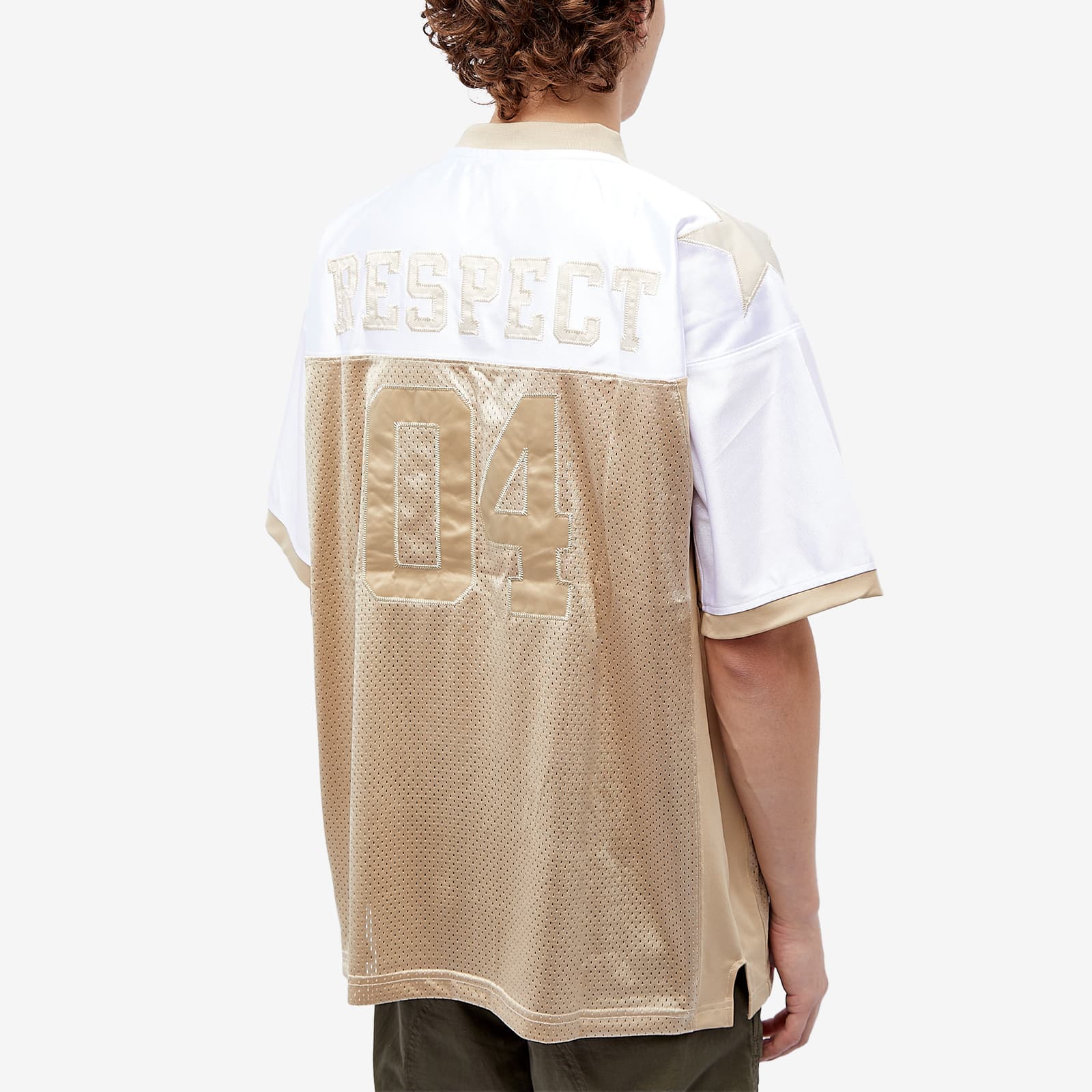 Patta Respect Football Jersey Cement & White | END. (GB)