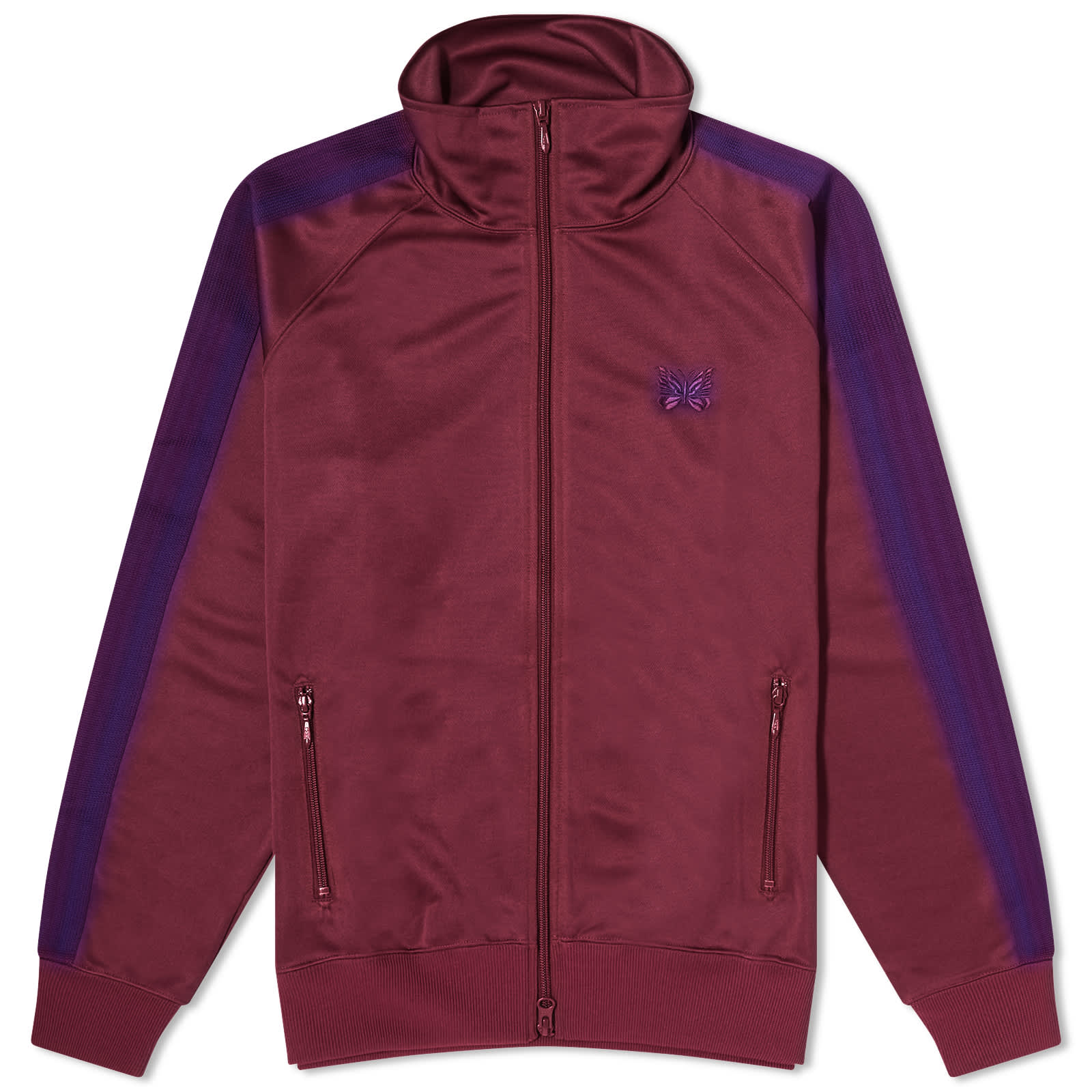 Needles Poly Smooth Track Jacket Wine | END. (AR)