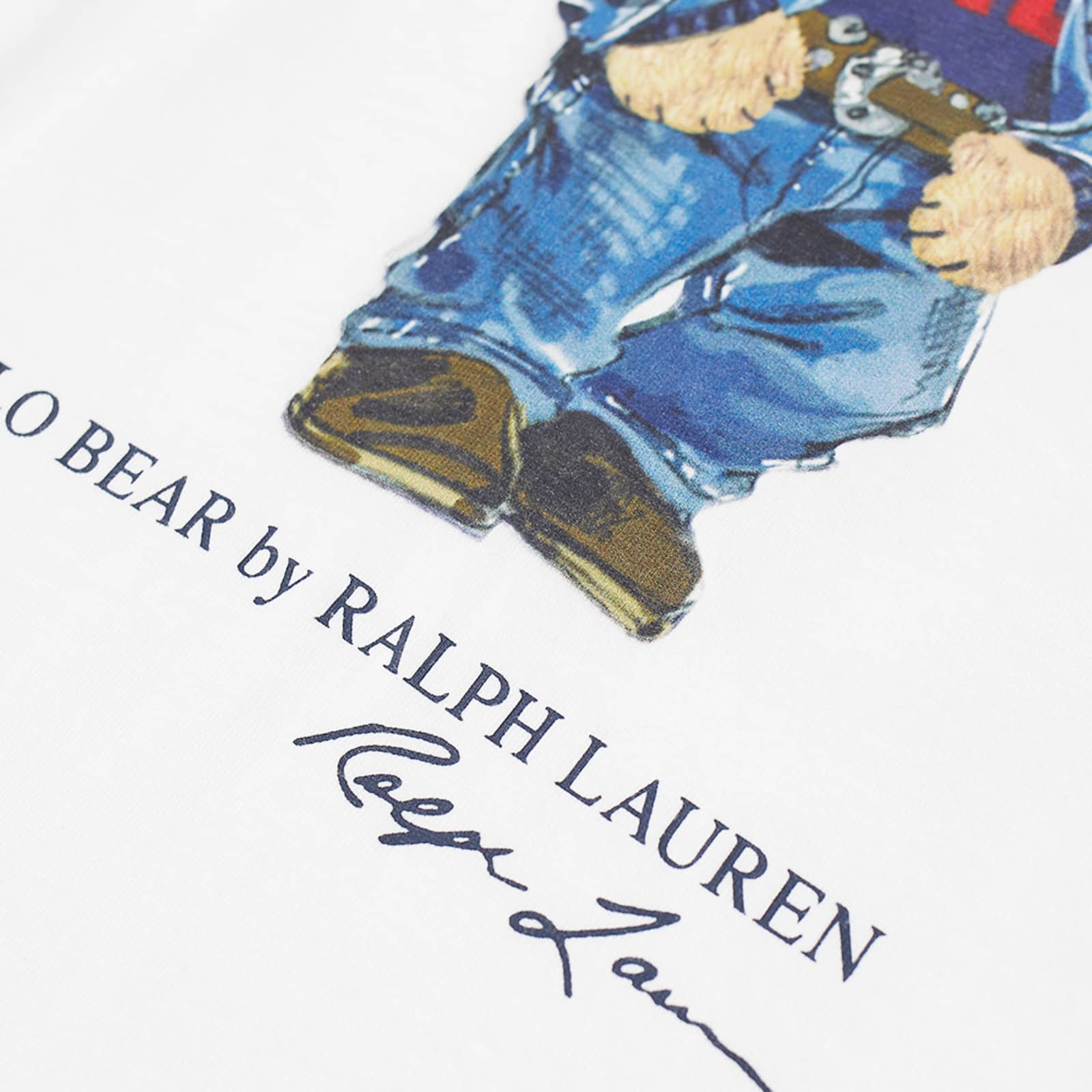 Polo Ralph Lauren Denim Bear T-Shirt White | END. (US)