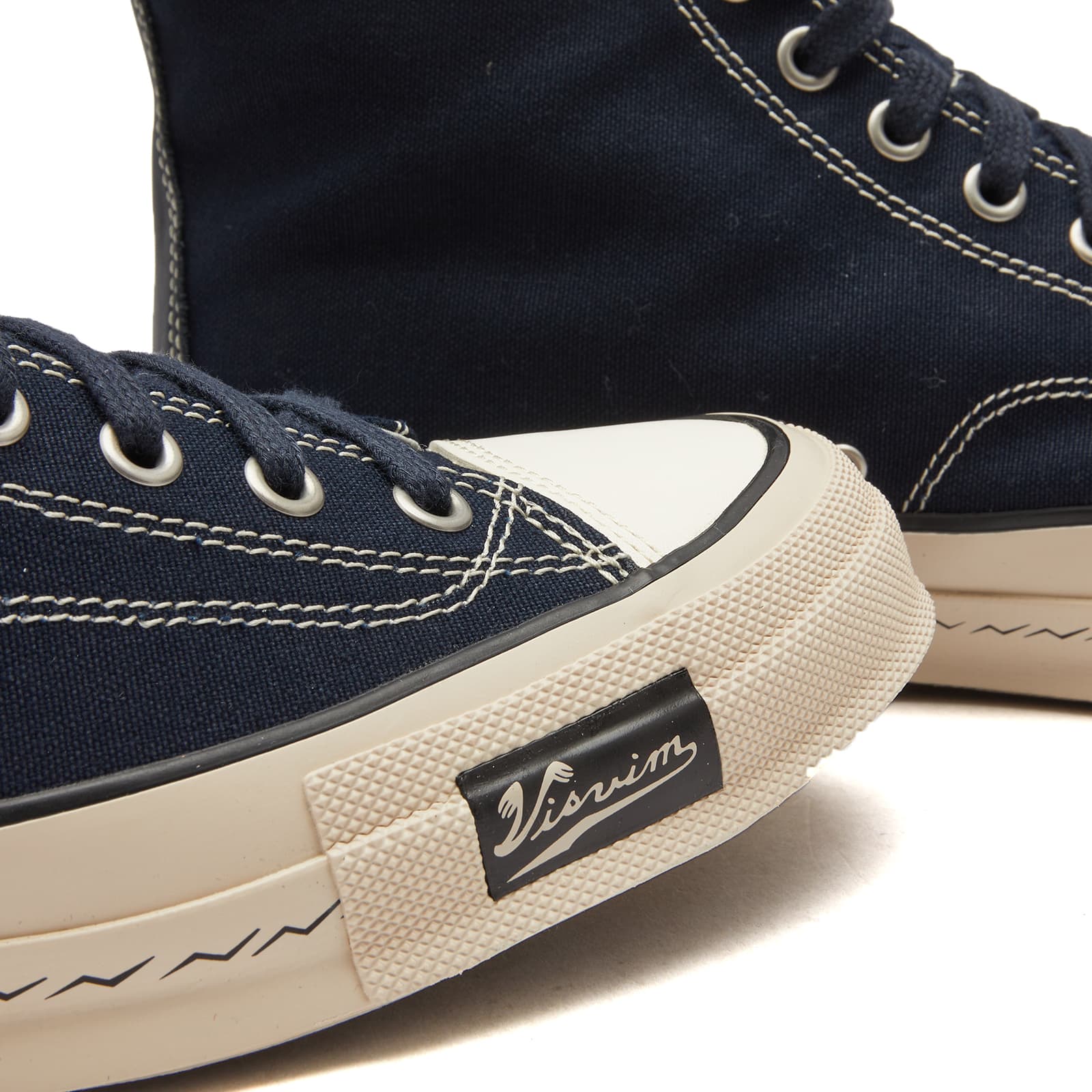 Visvim Skagway Hi Patten Sneakers Navy | END. (US)