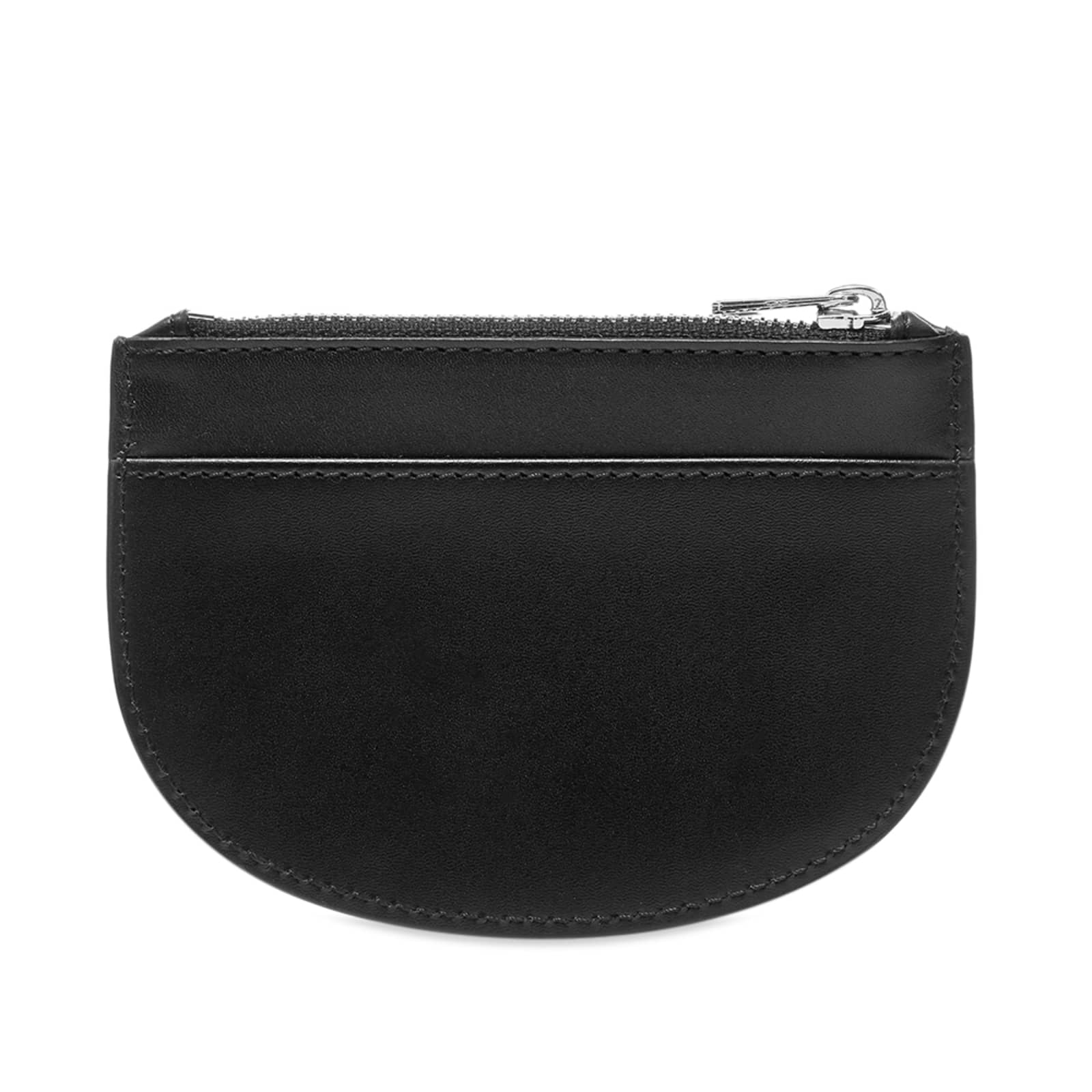 A.P.C. Half Moon Zip Coin Wallet Black | END.