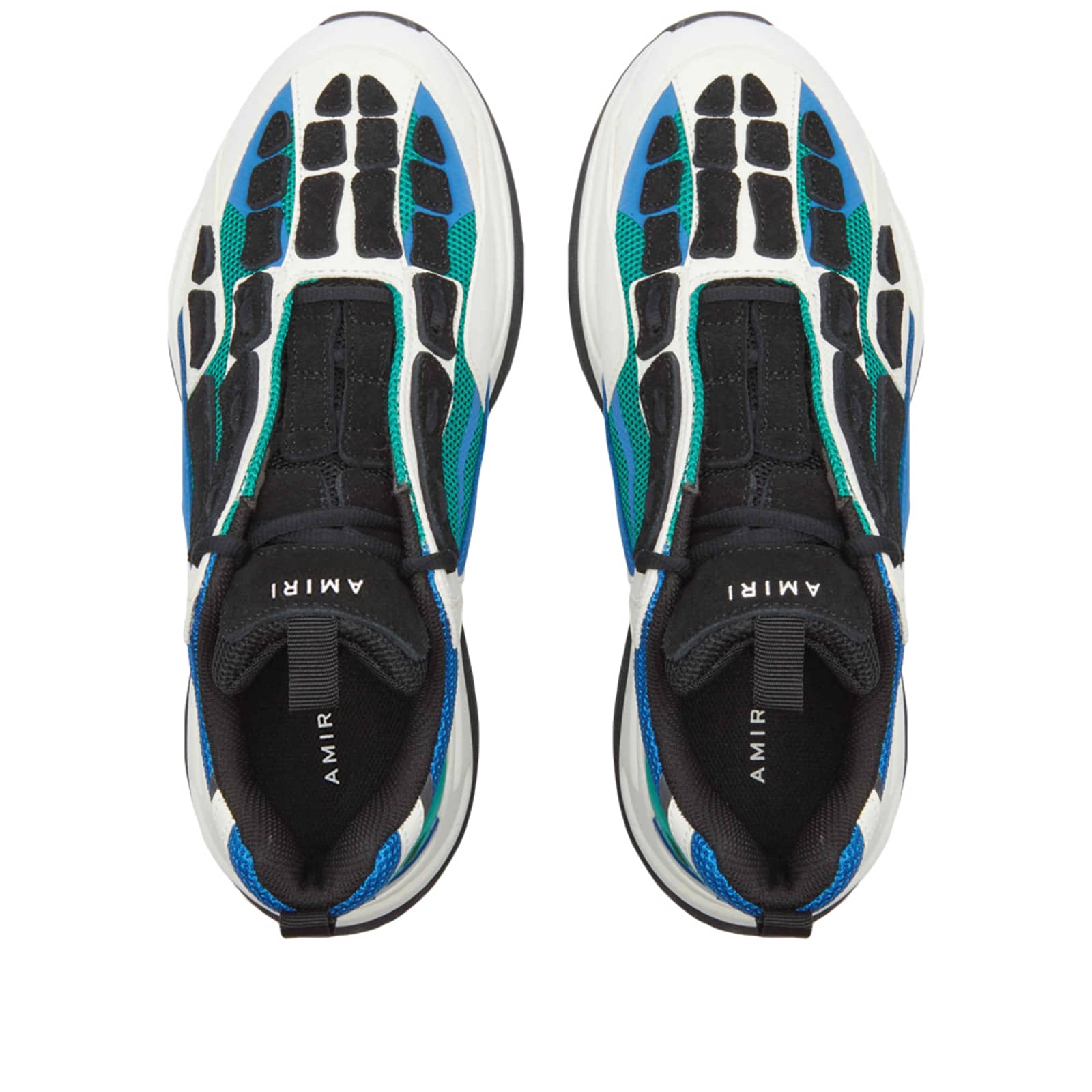 AMIRI Bone Runner Black & Teal | END. (US)