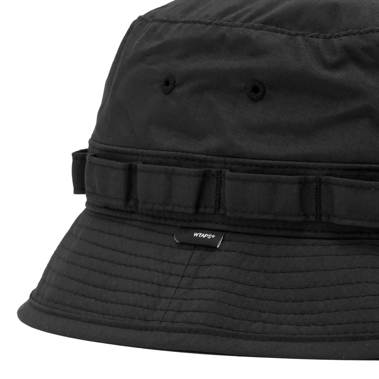 WTAPS 12 Ripstop Nylon Bucket Hat Black | END. (US)