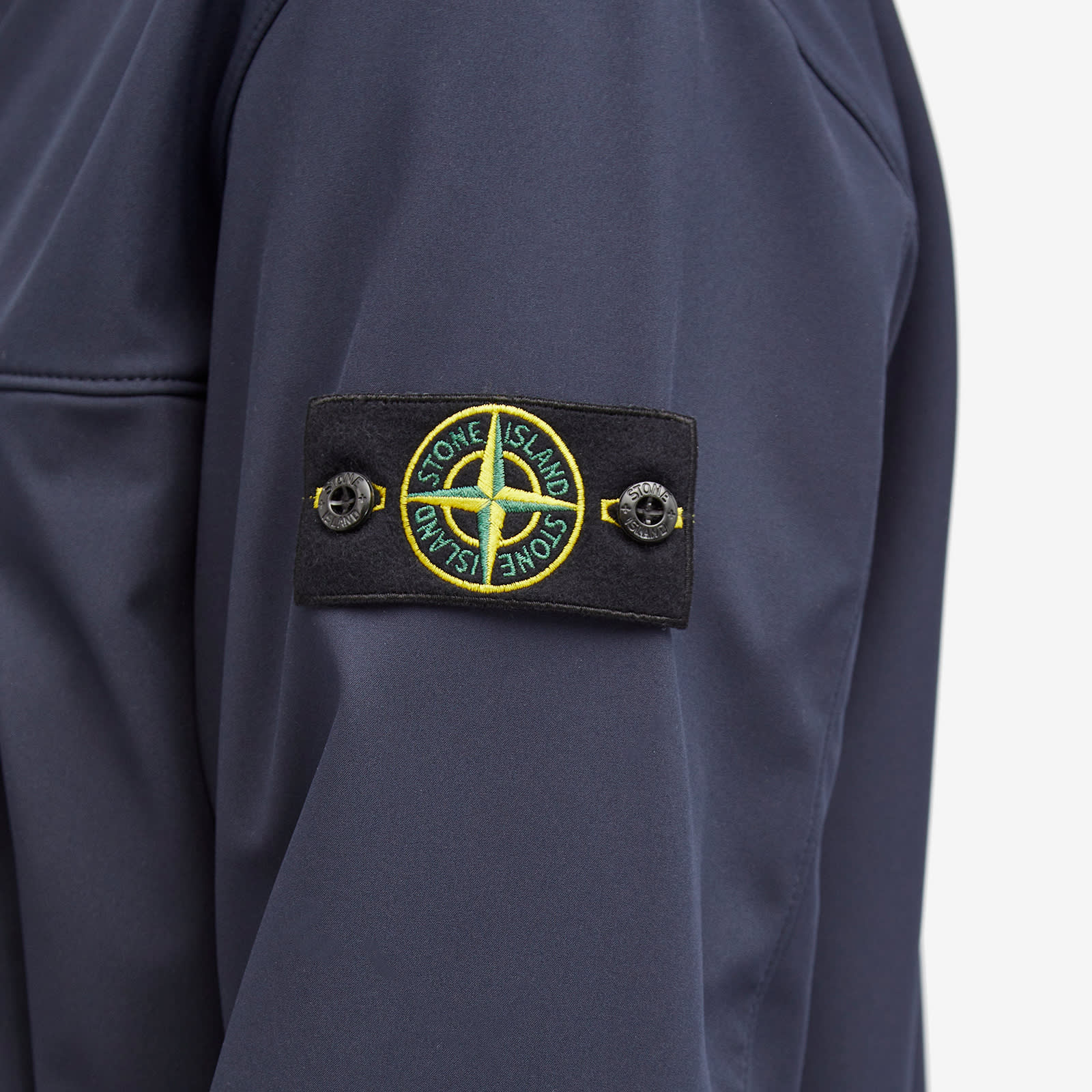 Stone Island Soft Shell-R Hooded Jacket Navy | END. (GB)