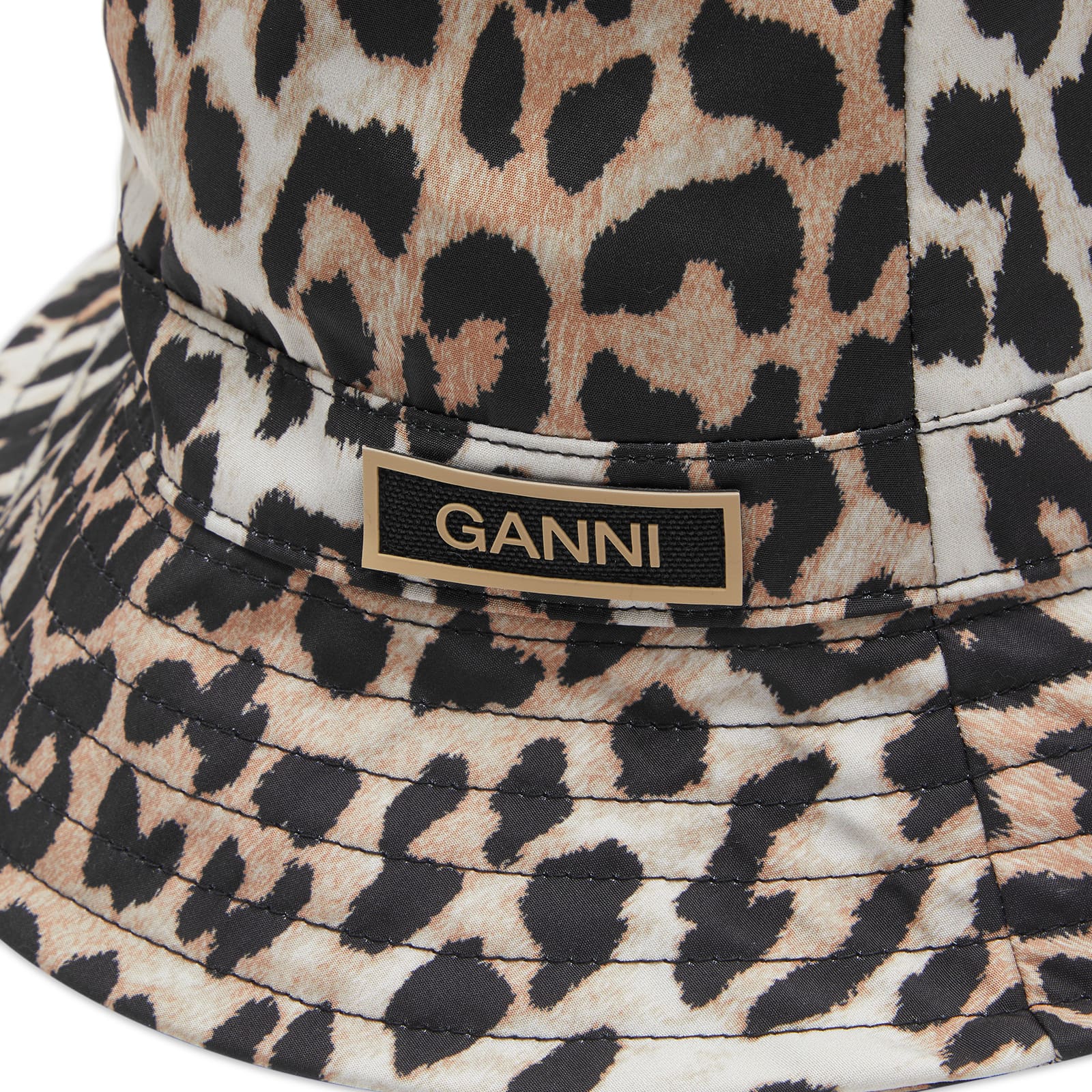 GANNI Bucket Hat Leopard Print | END. (JP)
