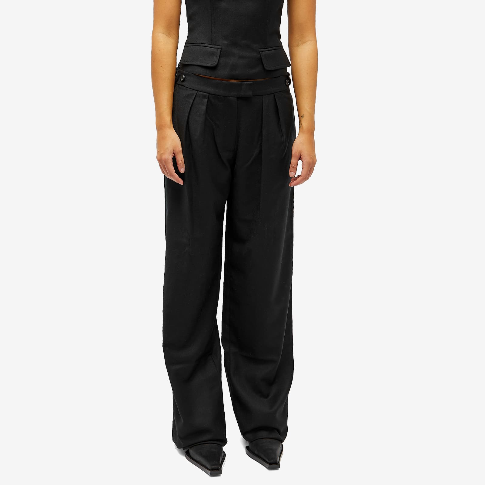 Aya Muse Stocki Trousers Black | END. (US)