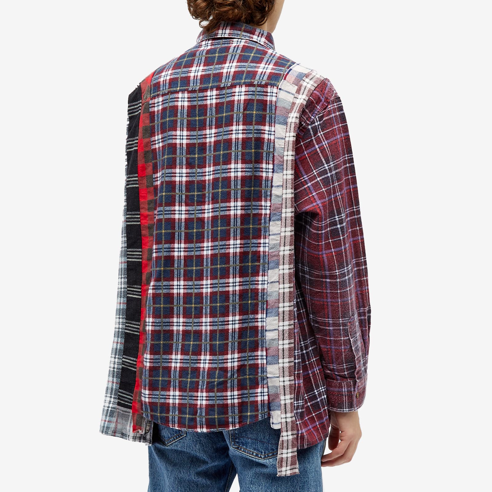 Needles Rebuild 7 Cuts Wide Flannel Shirt Assorted | END. (US)